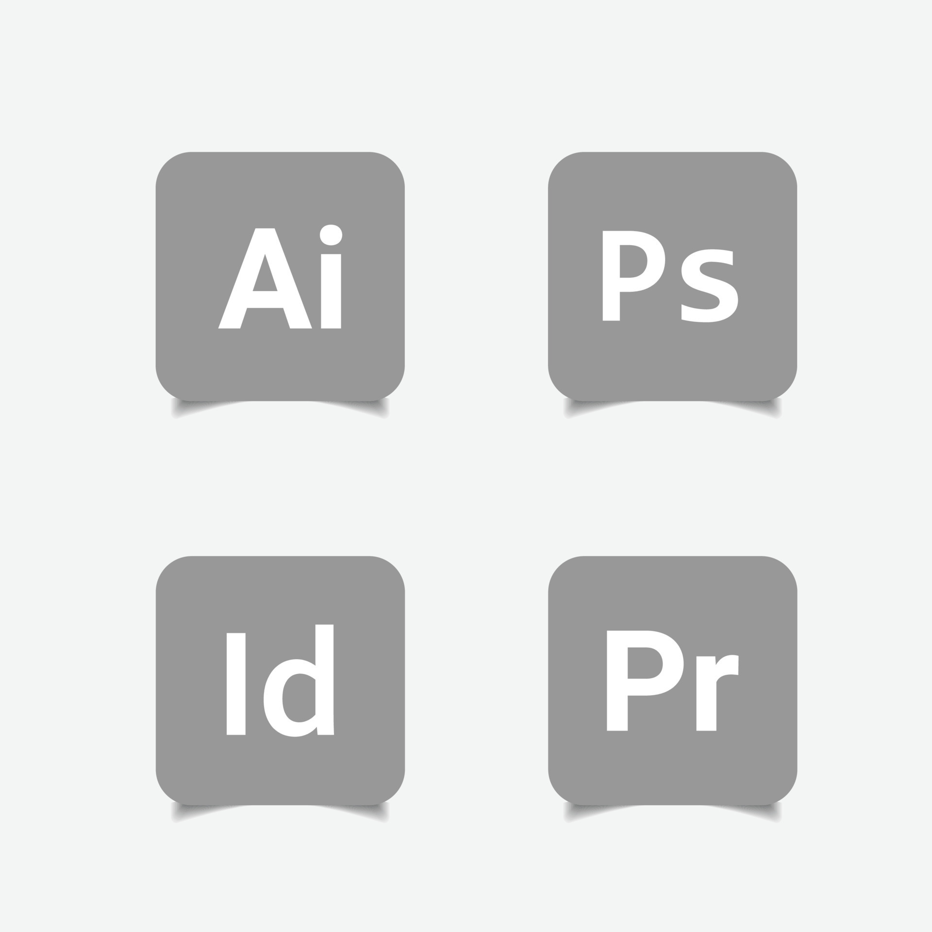 Adobe Icons Vector Art 11372057 Vector Art at Vecteezy Adobe Icons Vector Art 11372057 Vector Art at Vecteezy