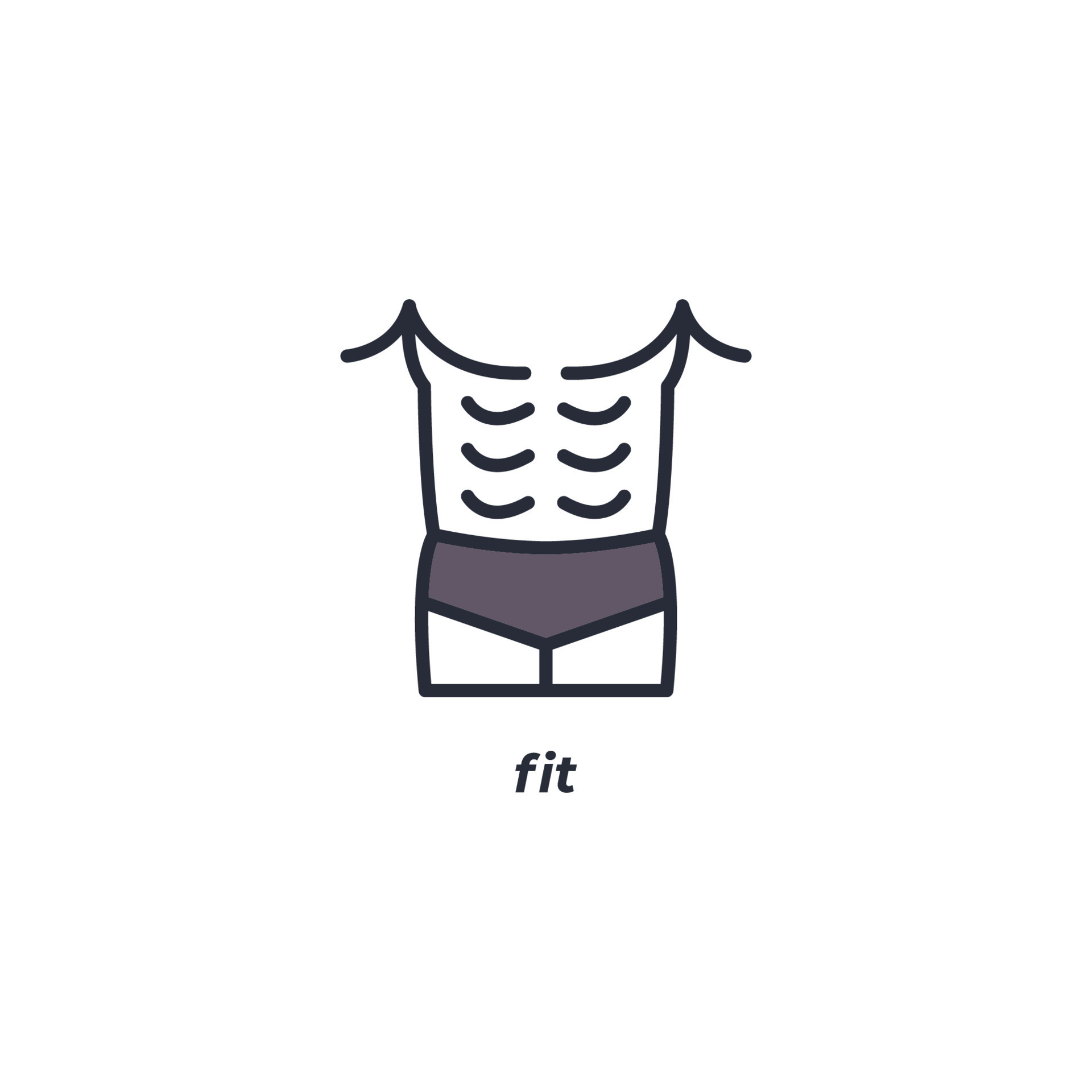 Vector Sign Of Fit Symbol Is Isolated On A White Background Icon Color Editable 11373338