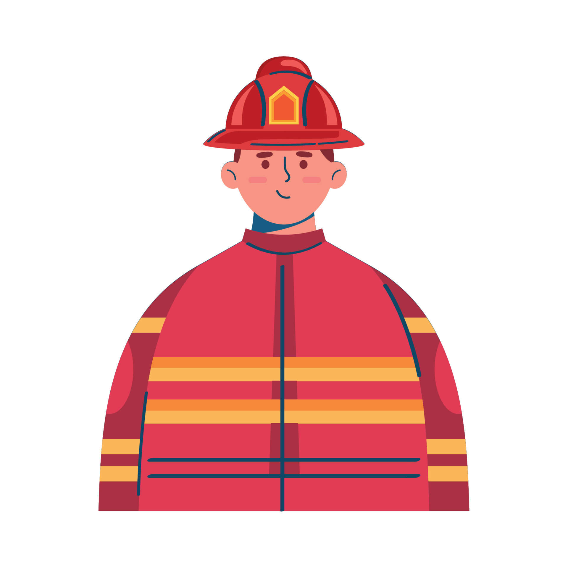 firefighter professional hero 11375090 Vector Art at Vecteezy