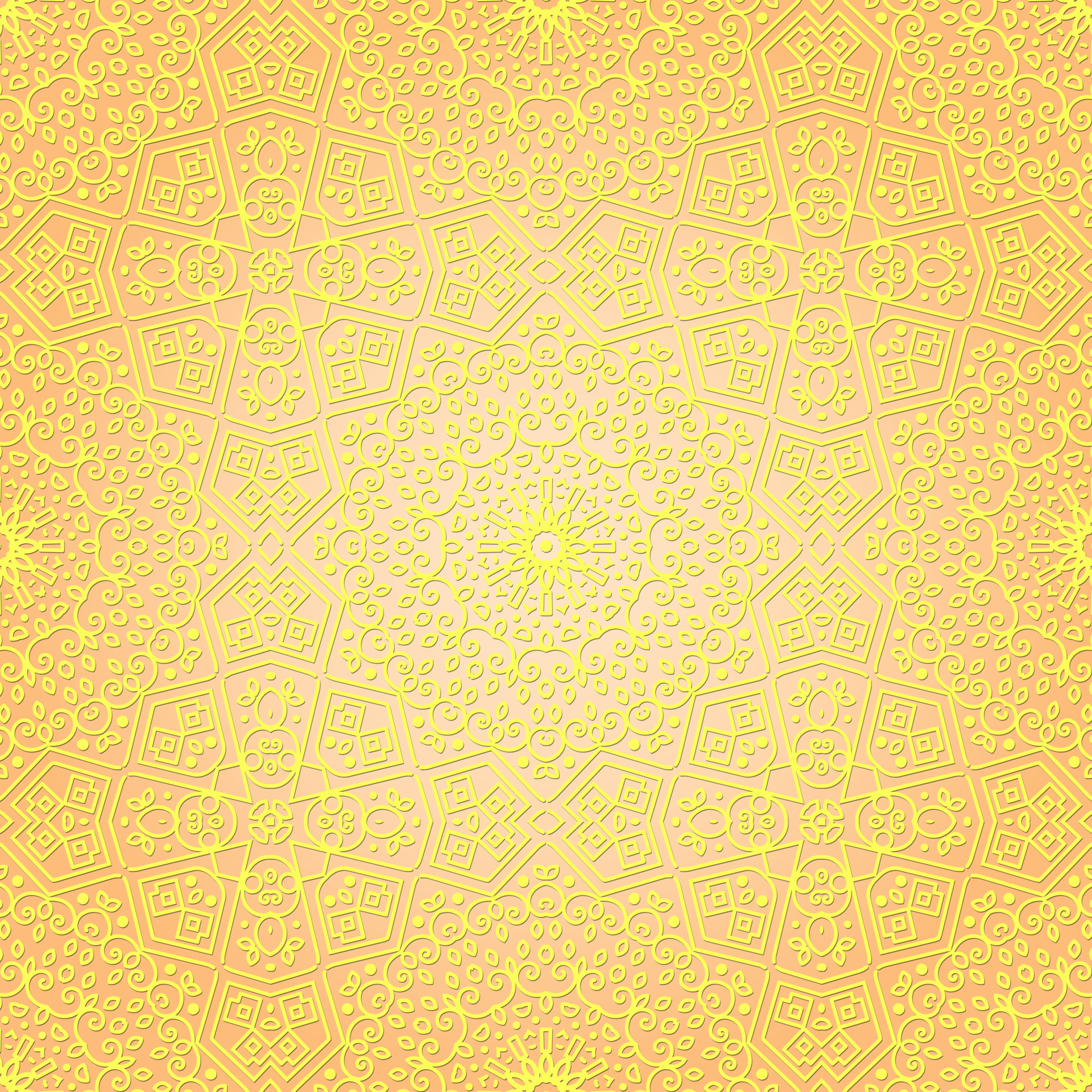 Light yellow color seamless pattern.Floral background.Floral tiles design. 11376402 Vector Art ...