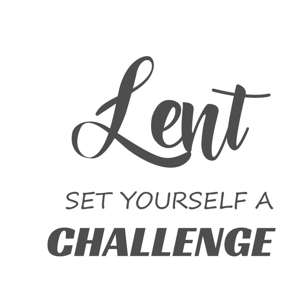 Lent Season Special Quote Design 11376890 Vector Art At Vecteezy