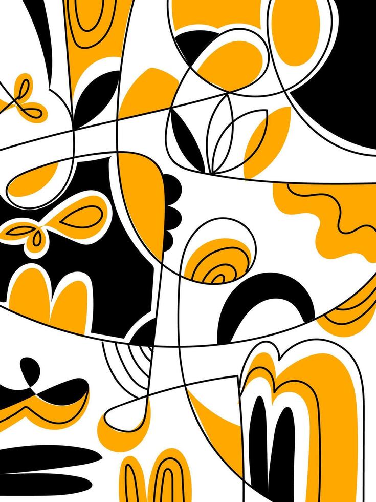 Abstract Line Drawing Vector Illustration 11377025 Vector Art At Vecteezy