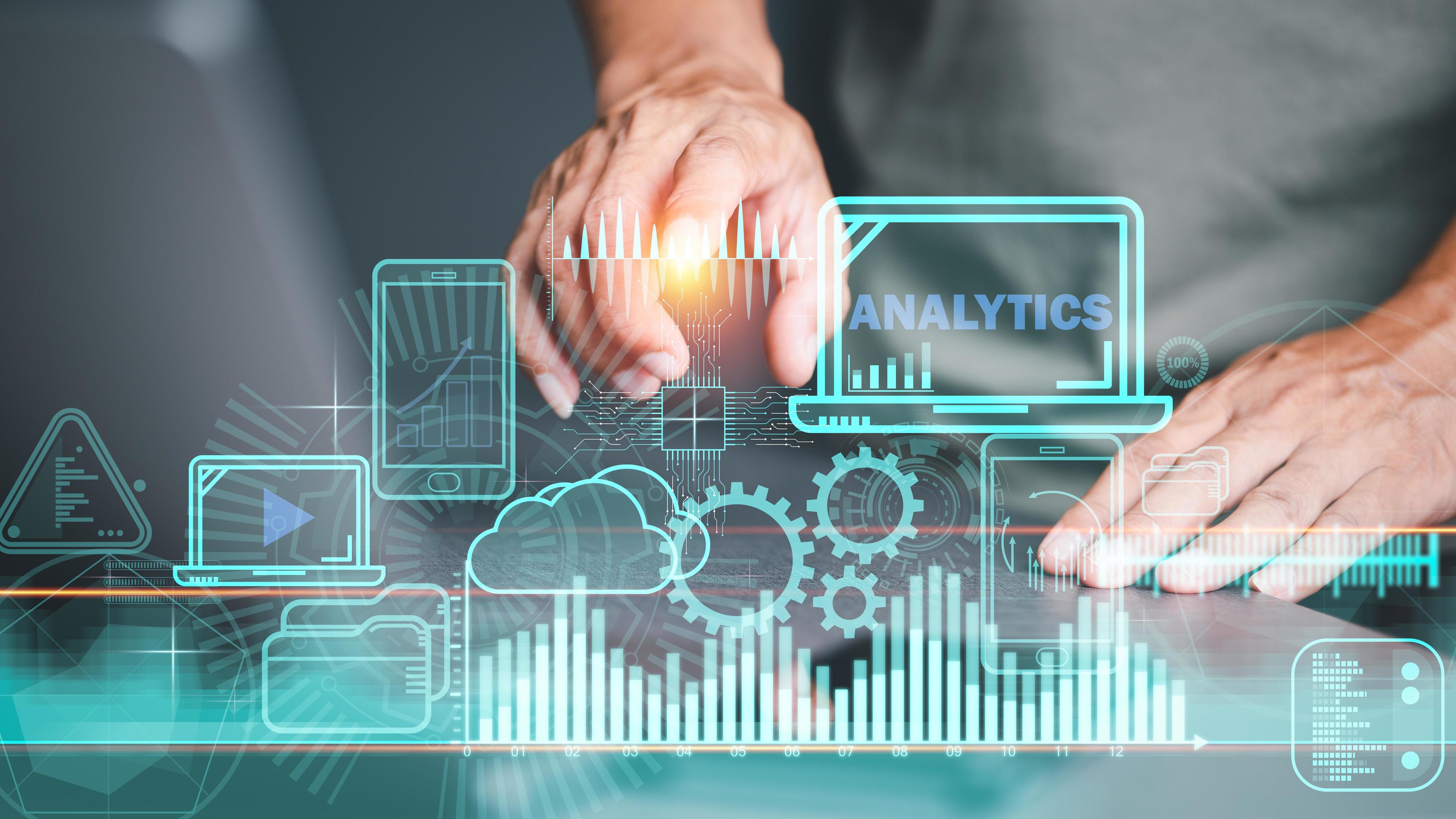 Businessman hands are analyzing the business, future big data analytics ... Businessman hands are analyzing the business, future big data analytics ...