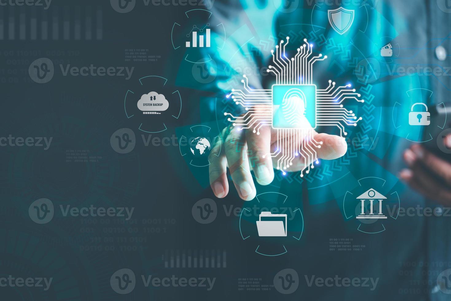 Approved cybersecurity and login authentication With AI database ...