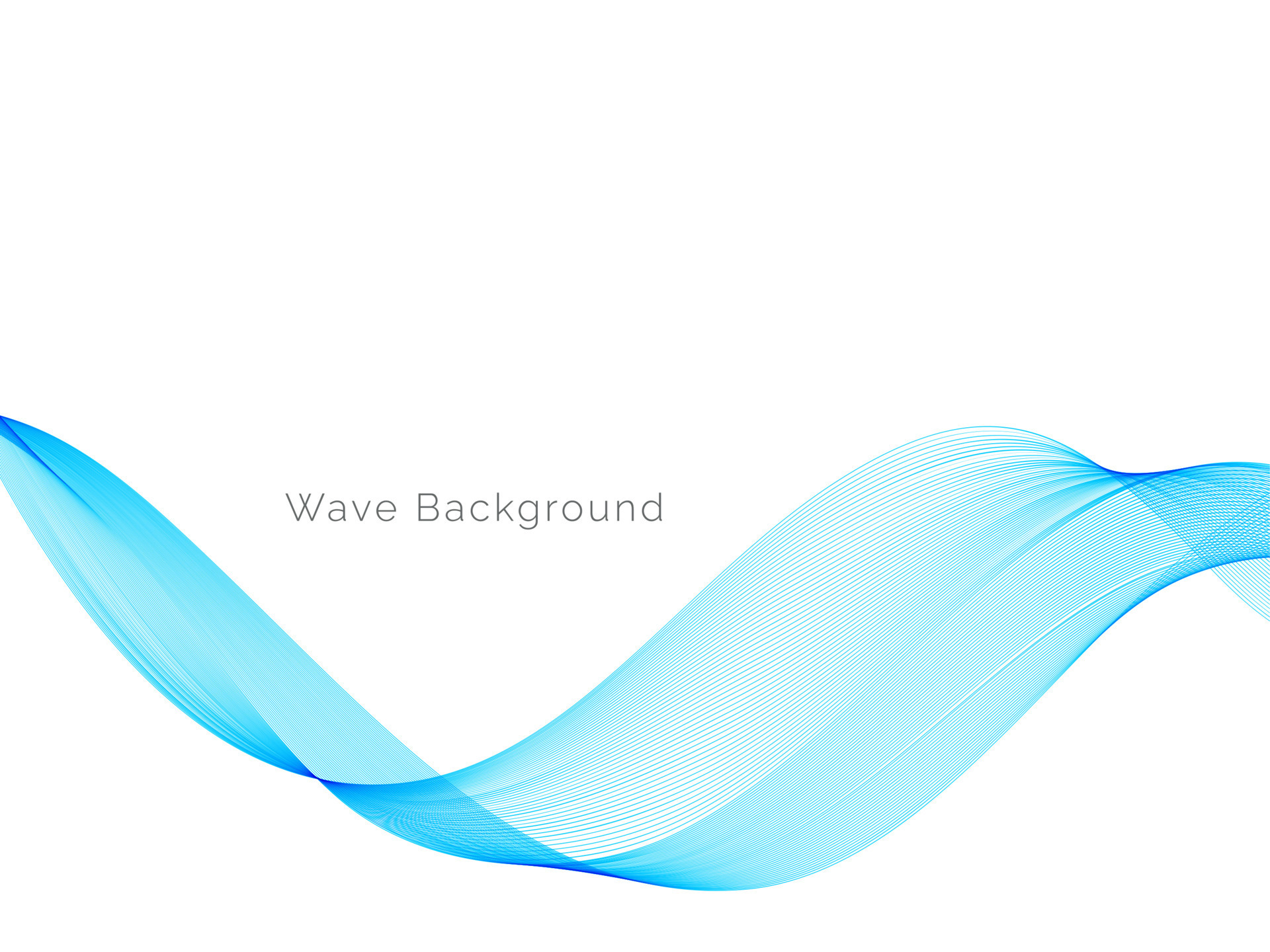 Modern decorative blue wave stylish dynamic background 11380412 Vector ...
