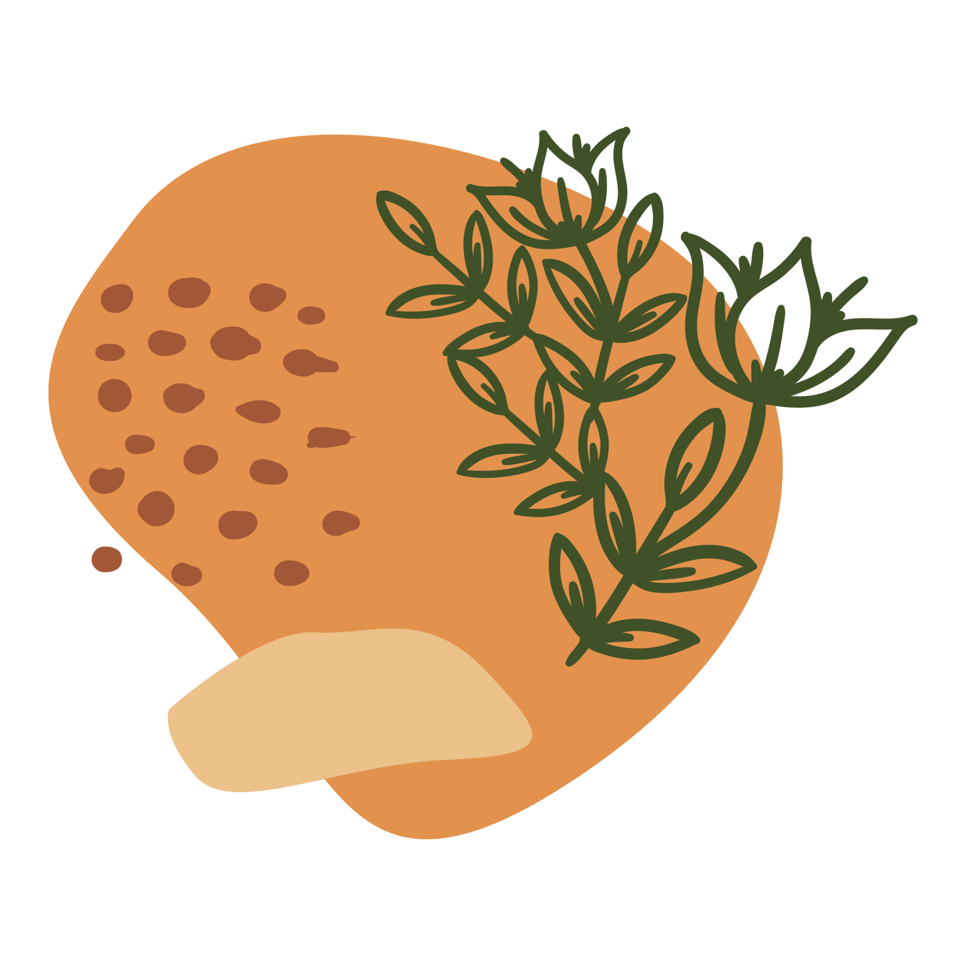 Aesthetic Boho Blob Shape and Outline Flower 11382402 PNG Aesthetic Boho Blob Shape and Outline Flower 11382402 PNG