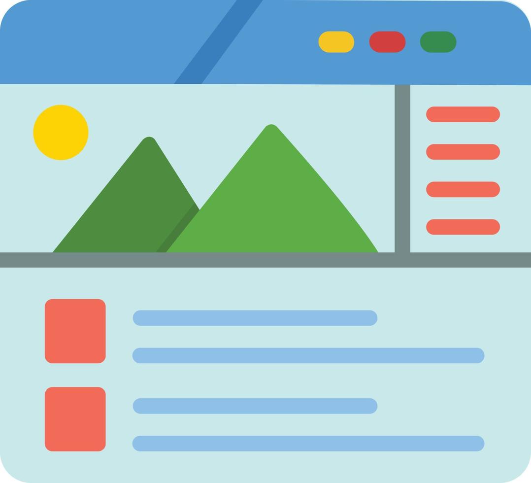 Web Design Flat Icon 11383851 Vector Art at Vecteezy