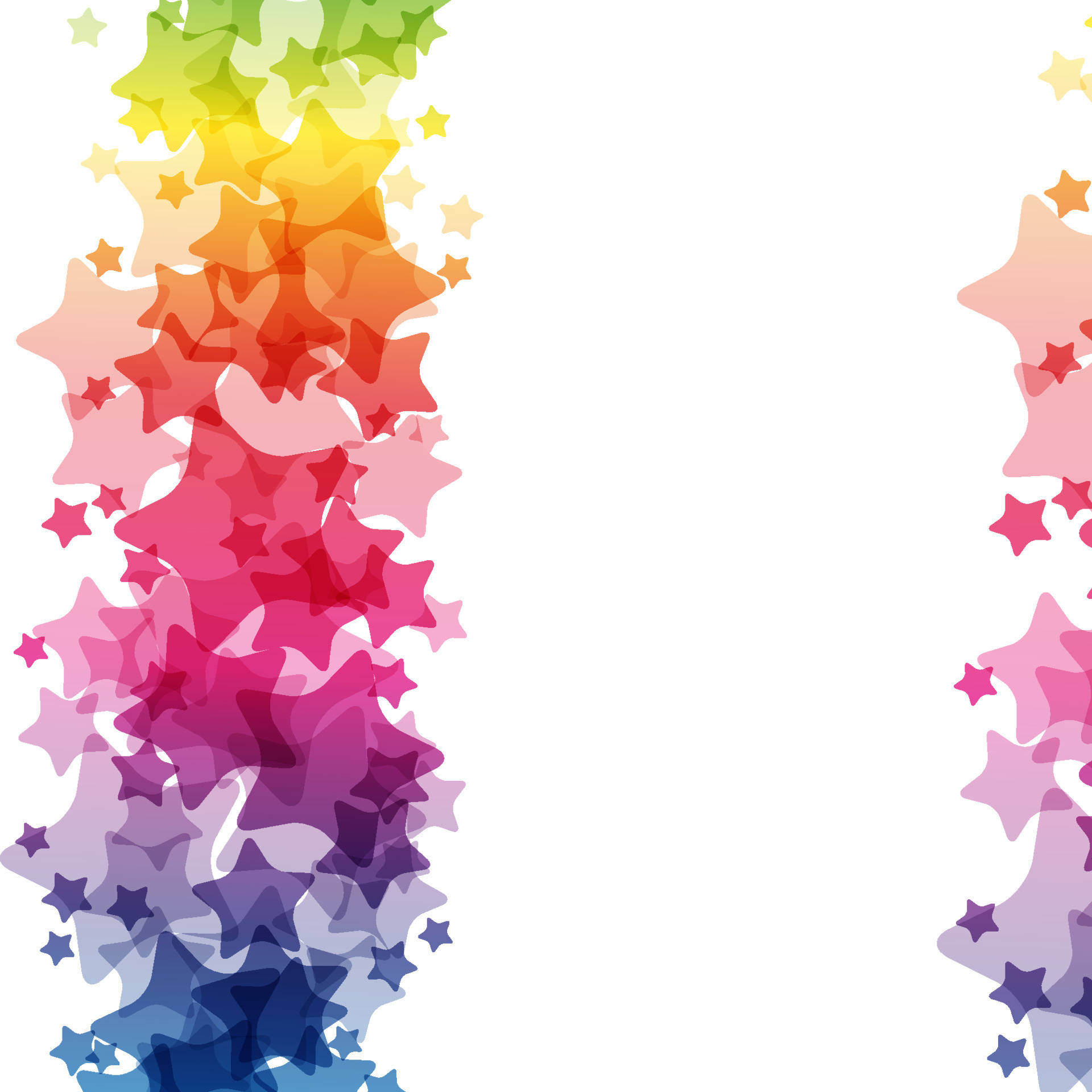 Rainbow stars border, vector texture, carnival bright decoration card ...