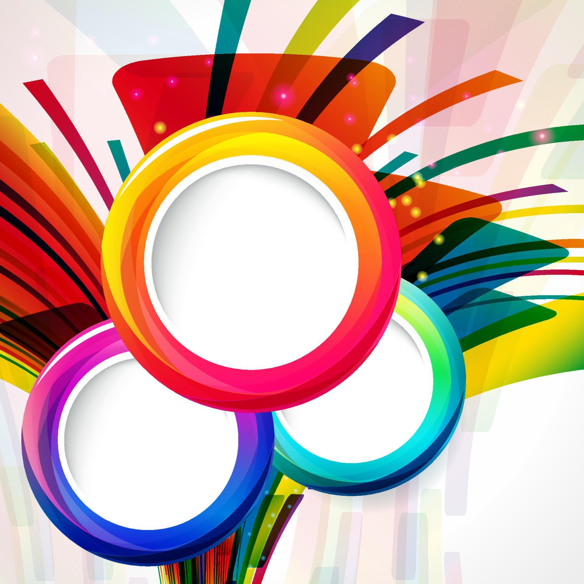 abstract background with round frames. 11384088 Vector Art at Vecteezy