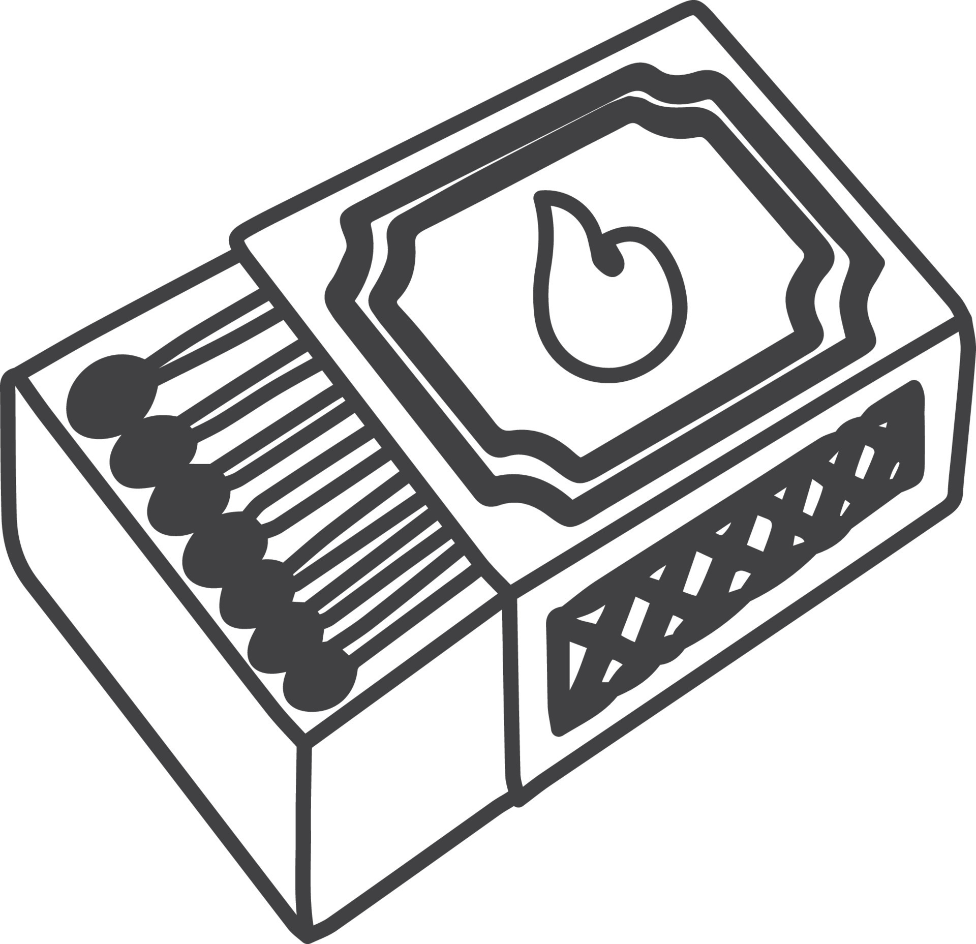 Hand Drawn matchbox with matches illustration 11384241 Vector Art at ... Hand Drawn matchbox with matches illustration 11384241 Vector Art at ...