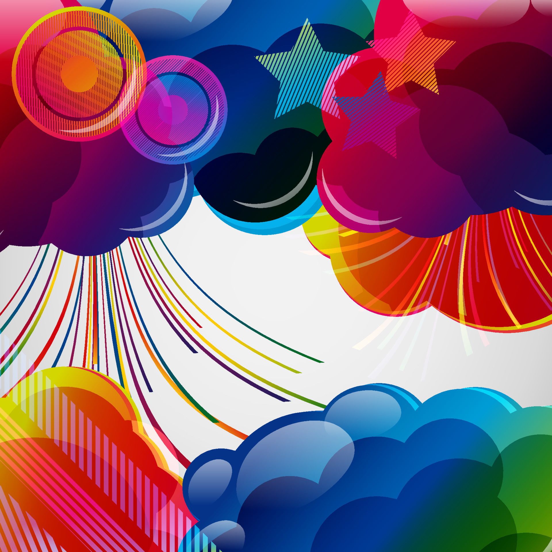 Abstract background with colorful elements.Vector illustration ...