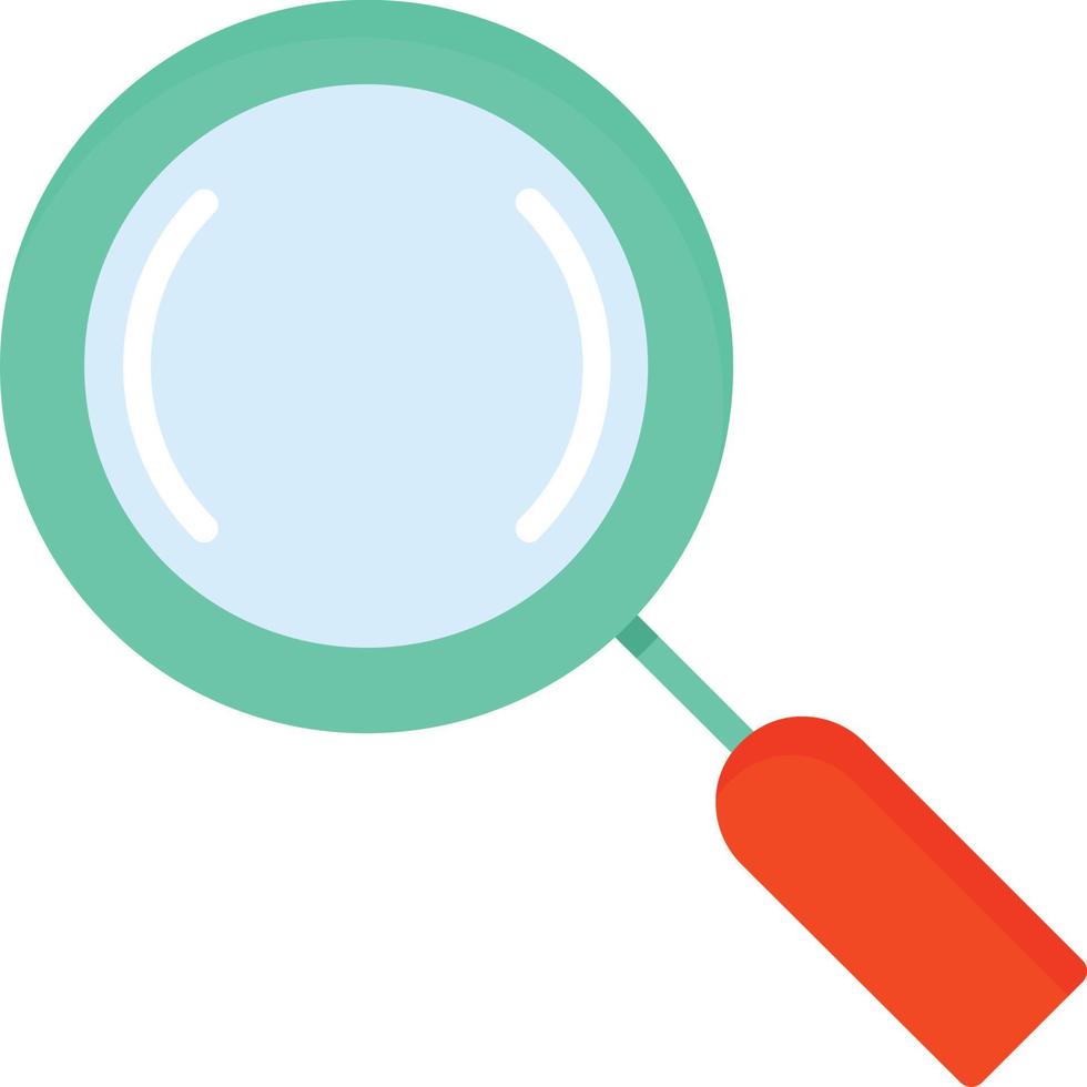 Magnifying Glass Flat Icon 11384974 Vector Art At Vecteezy