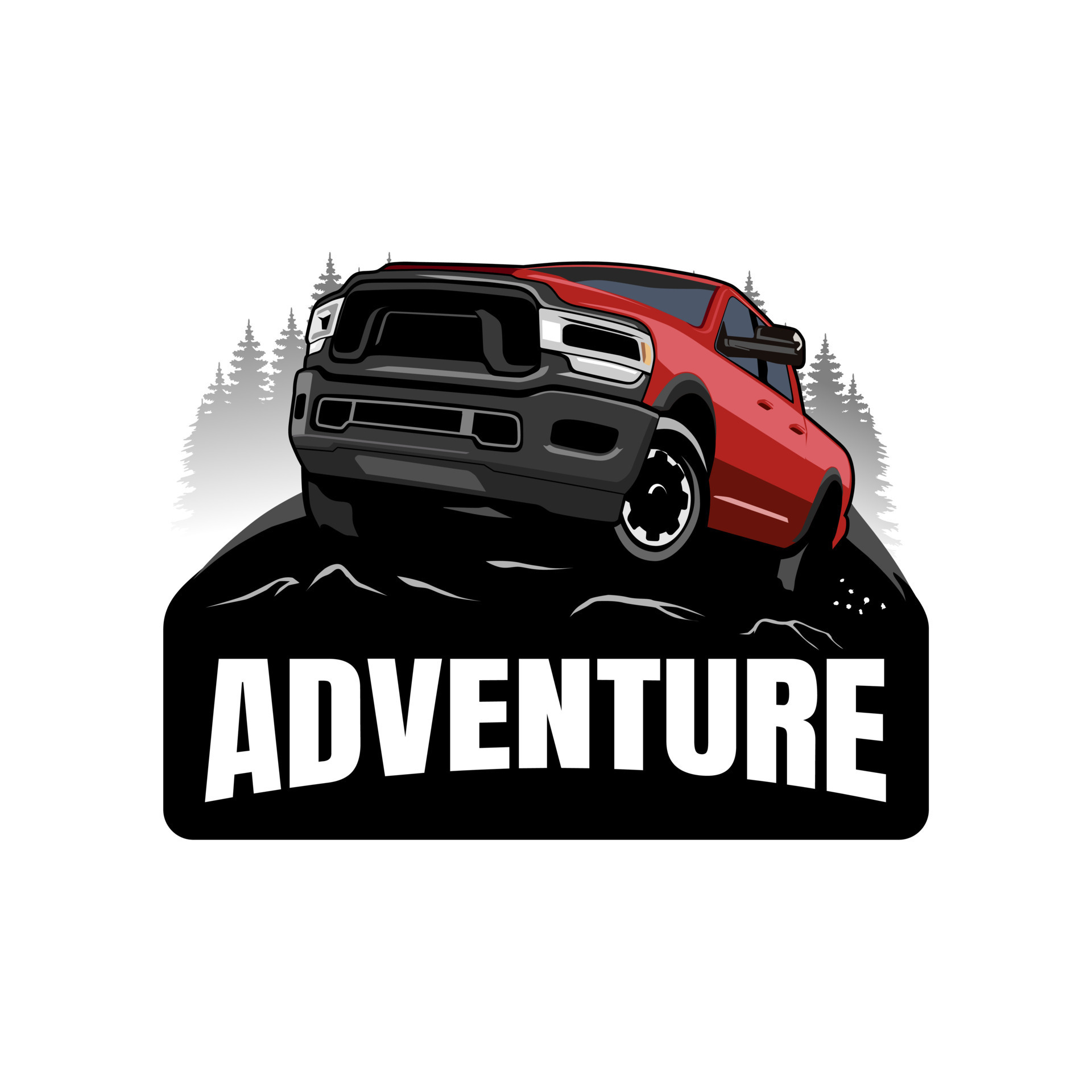 pick up truck illustration logo design vector 11385735 Vector Art at ... pick up truck illustration logo design vector 11385735 Vector Art at ...