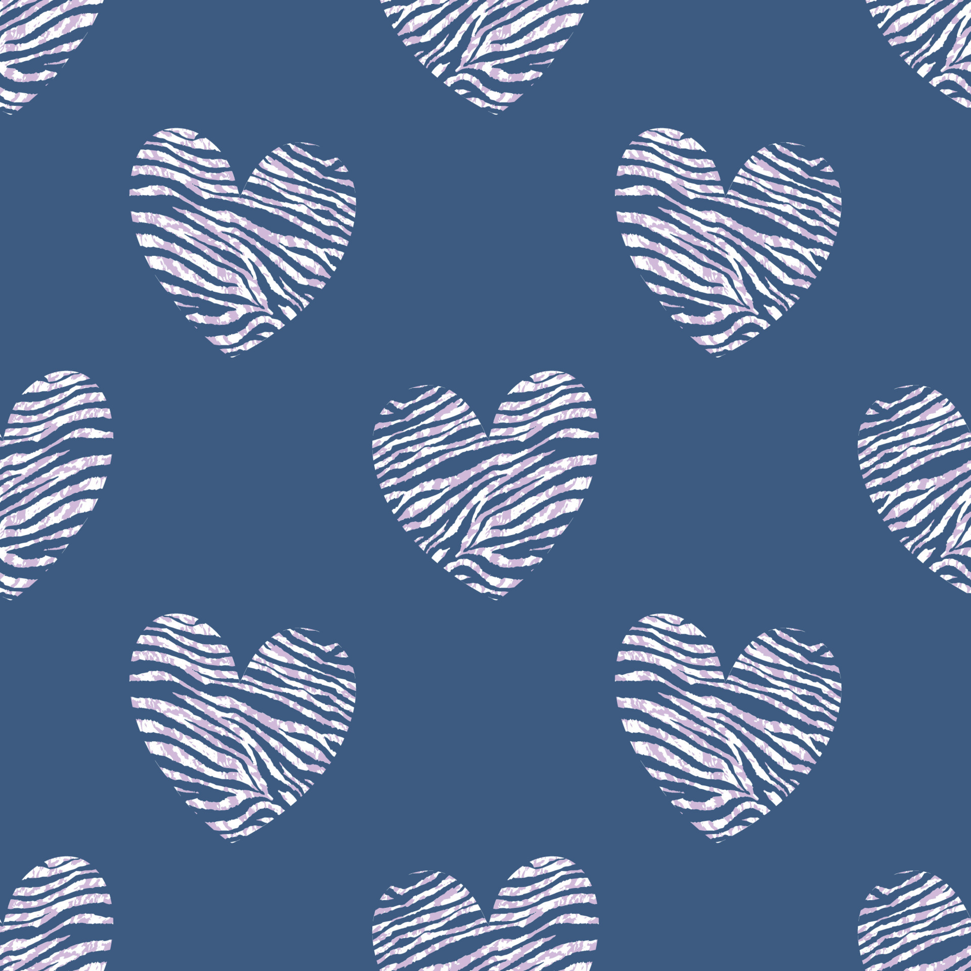 Abstract seamless vector pattern of love hearts. Design for use ...
