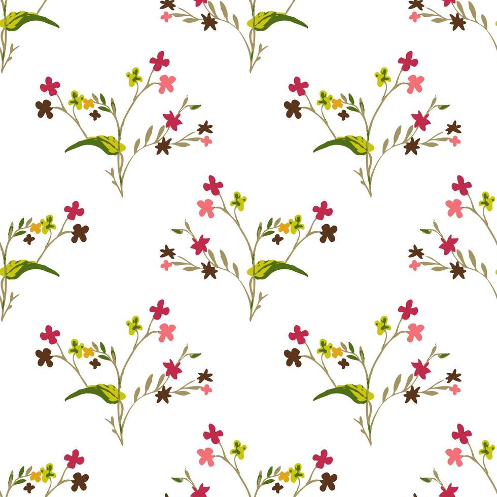 Floral Seamless vector illustration pattern background. Design for use ...