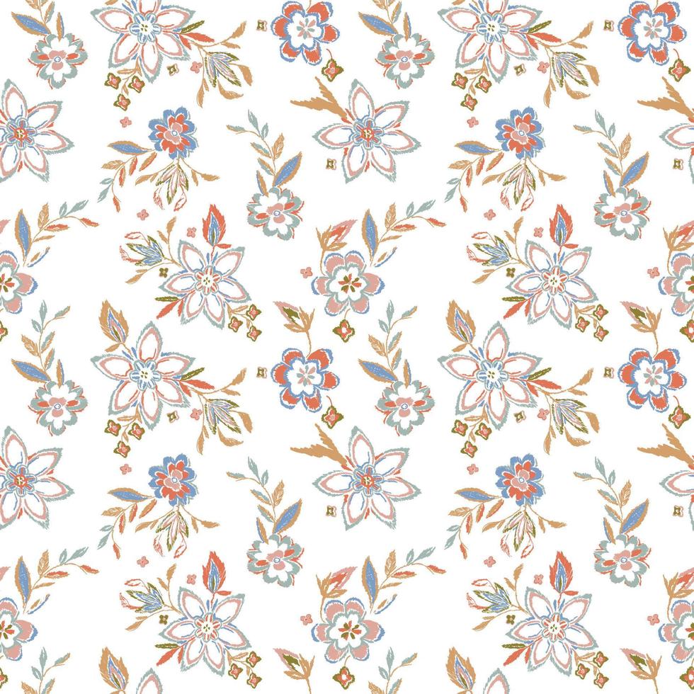 Floral Seamless vector illustration pattern background. Design for use ...