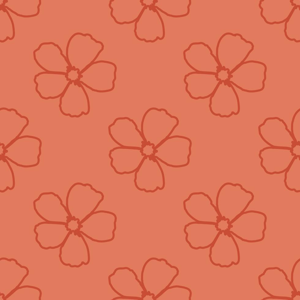 Floral Seamless vector illustration pattern background. Design for use ...