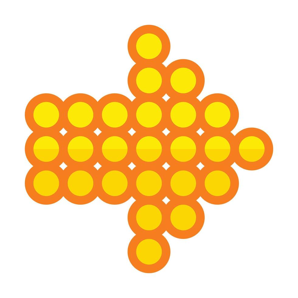Yellow Arrow Right Icon 11391051 Vector Art at Vecteezy