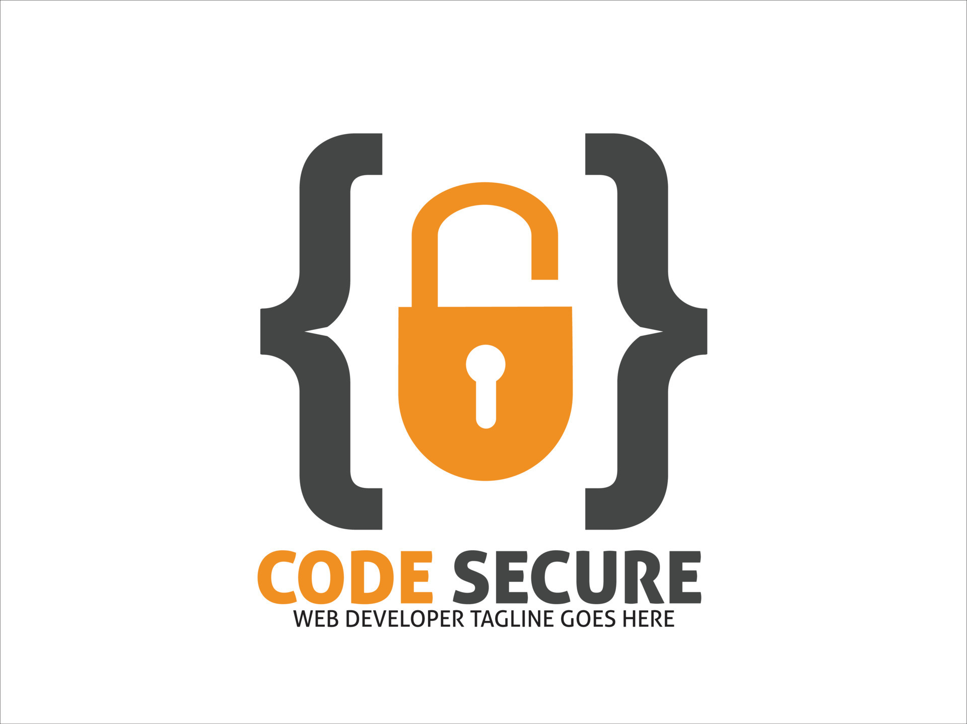 Code Secure Logo 11401206 Vector Art at Vecteezy