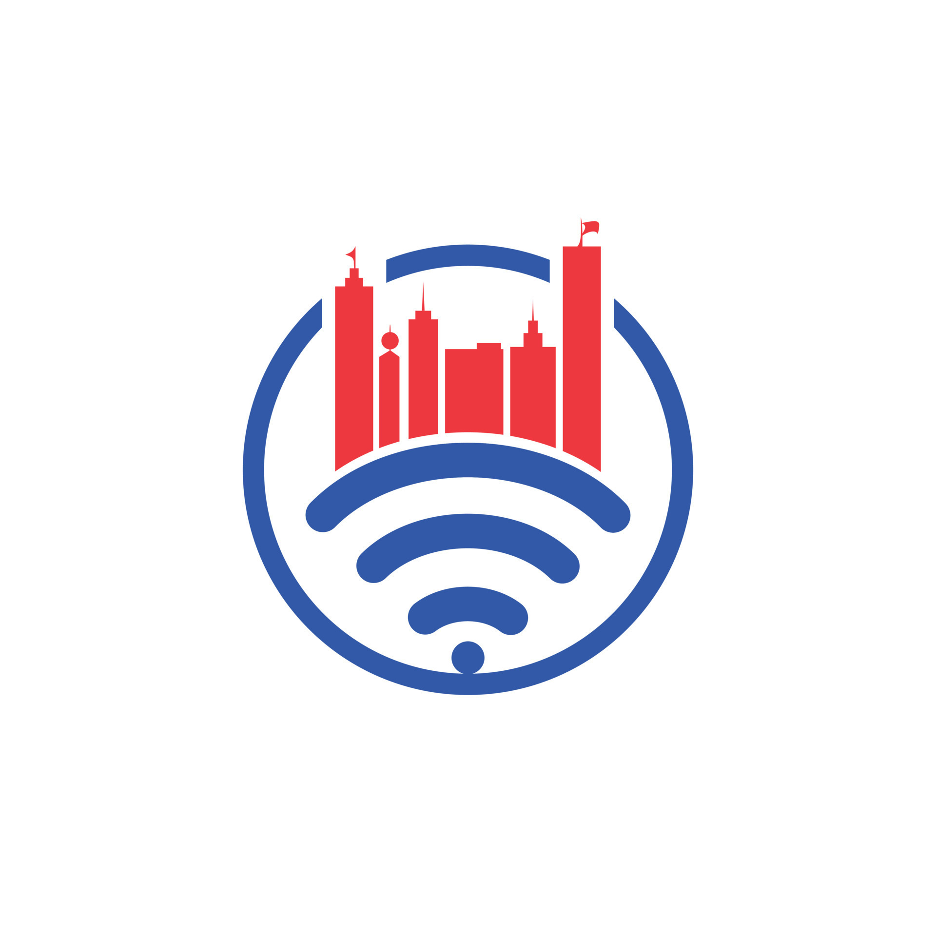 Smart city tech vector logo design. City Internet logo design concept. 11403611 Vector Art at ...