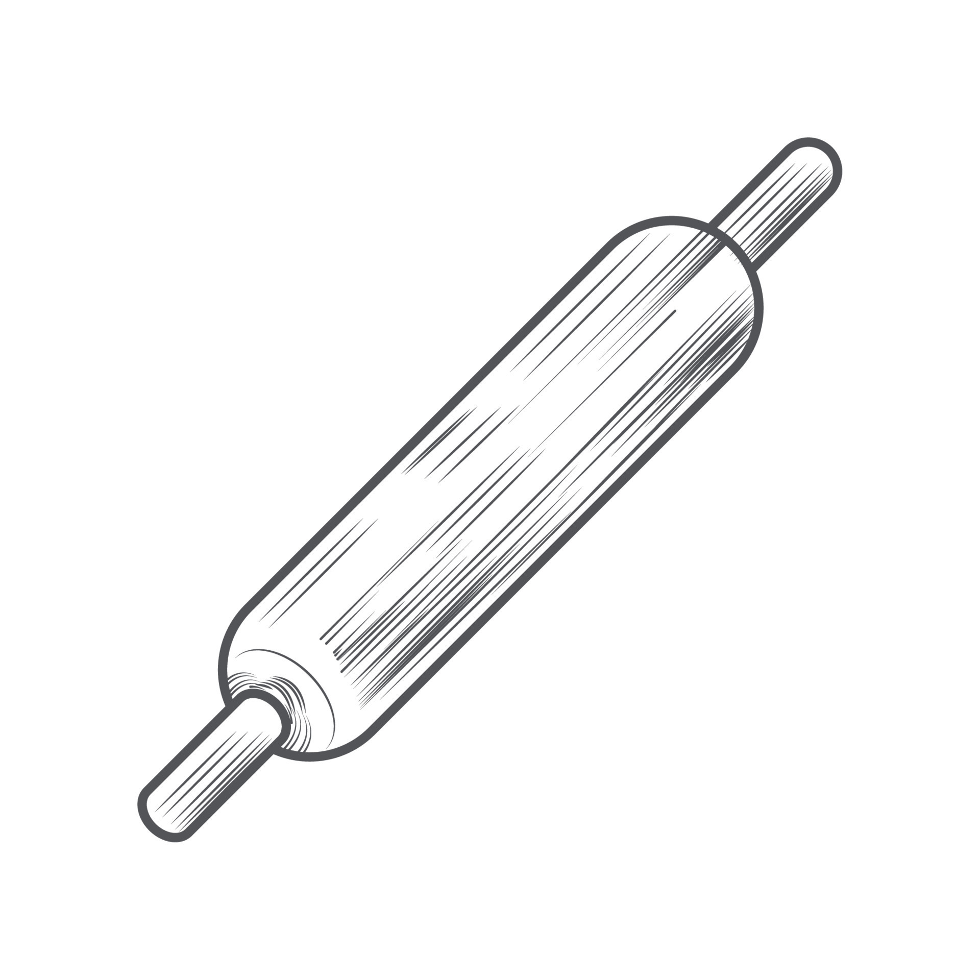 Rolling Pin Kitchen 11407242 Vector Art At Vecteezy
