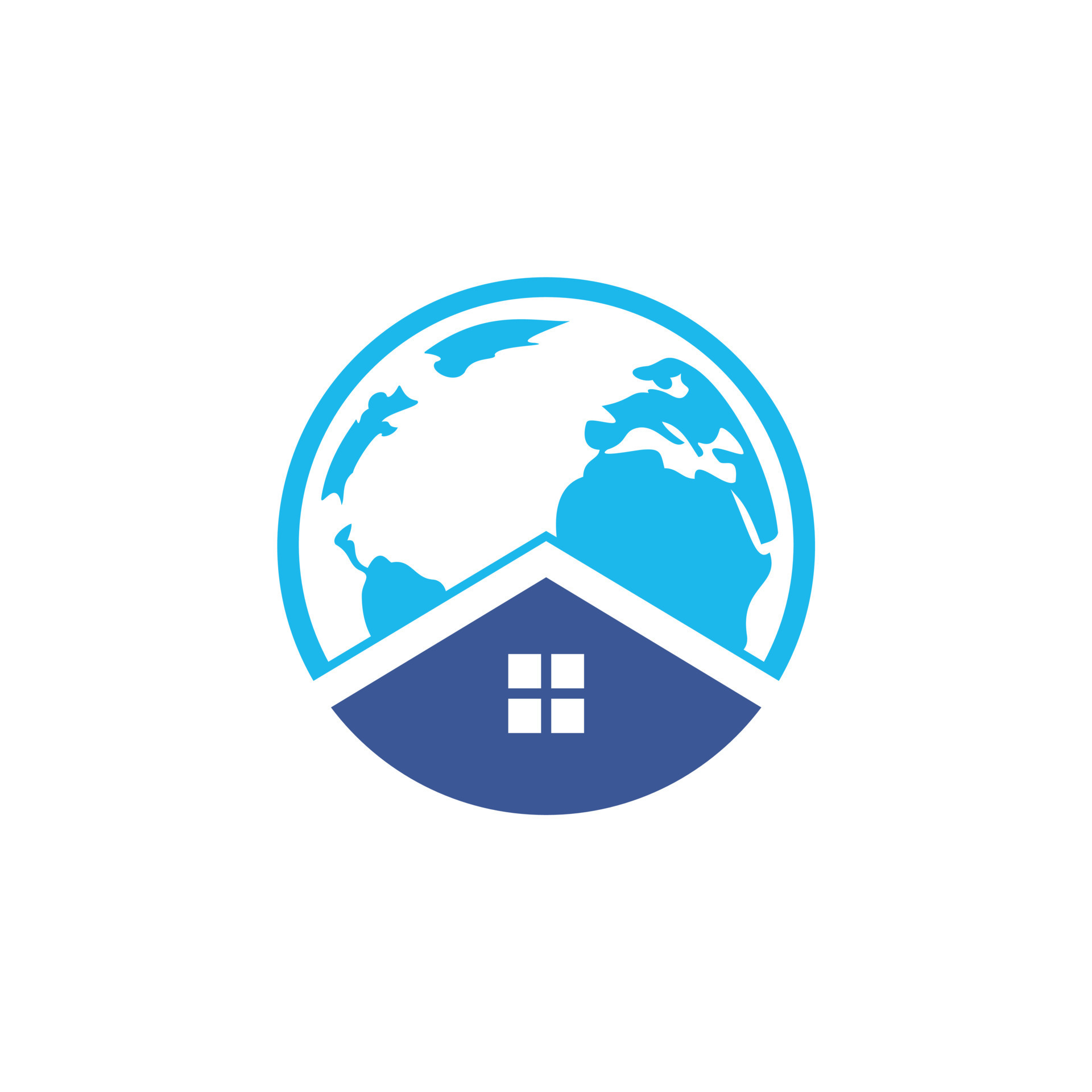 Global home vector logo design template. World house vector logo design concept. 11407743 Vector ...