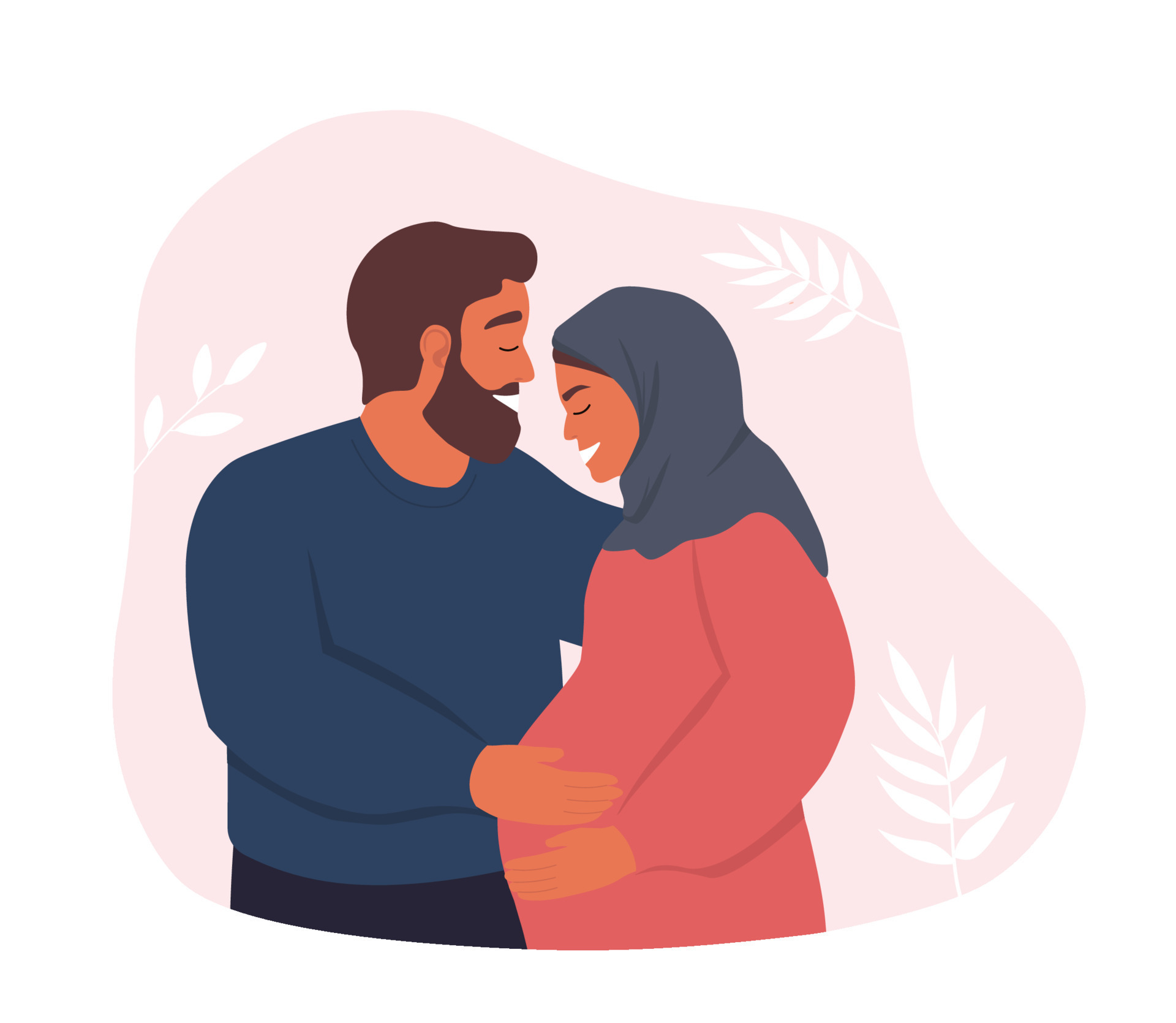 Muslim Husband And Wife Love