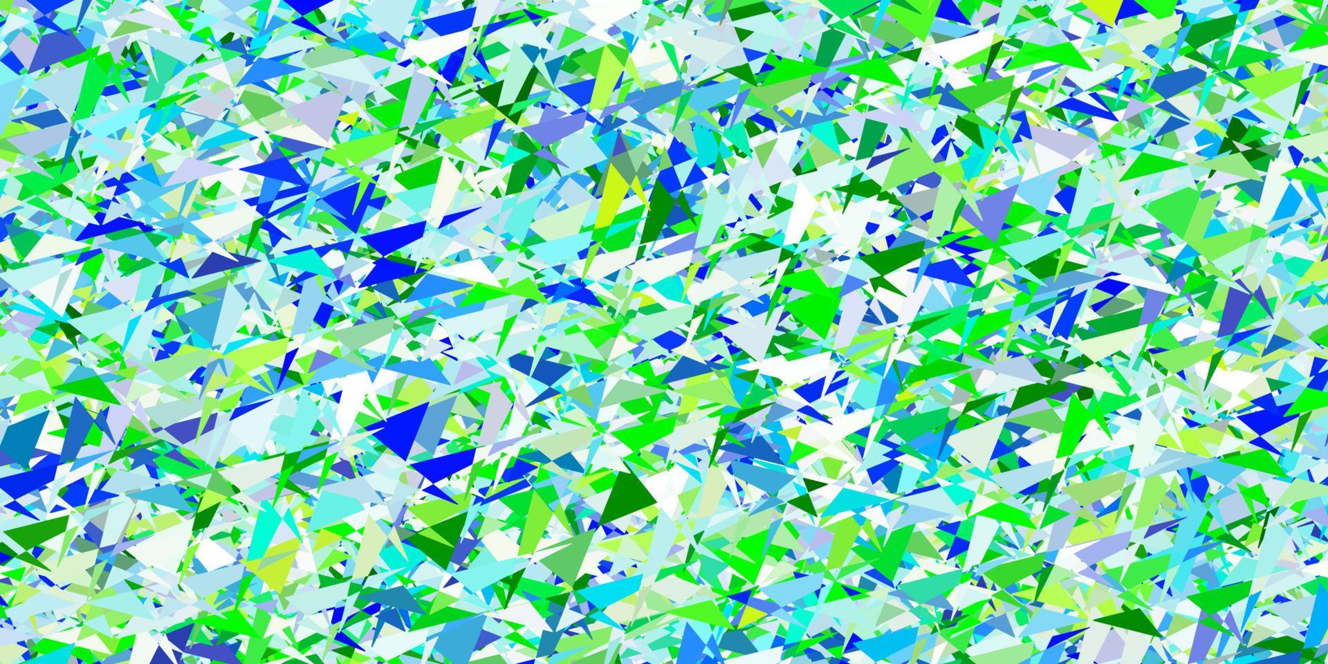 Light Blue Green Vector Pattern With Polygonal Shapes 11408589 Vector