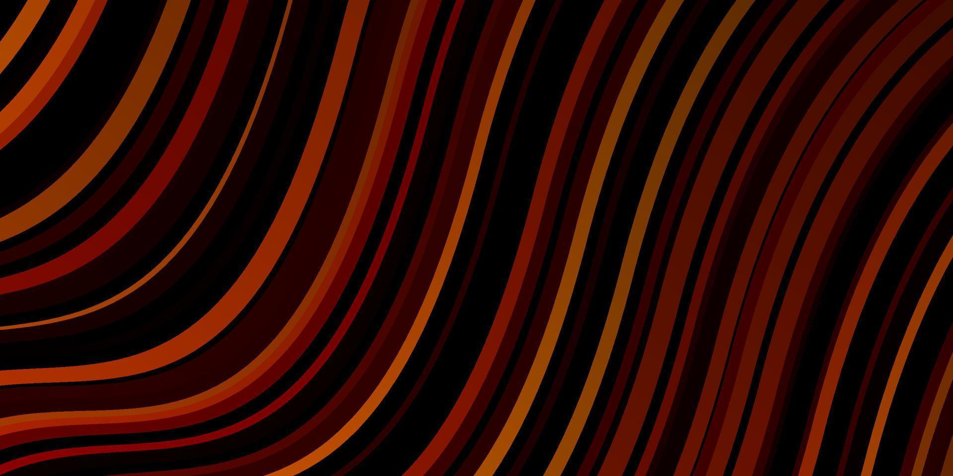 Dark Orange Vector Pattern With Curves 11408862 Vector Art At Vecteezy