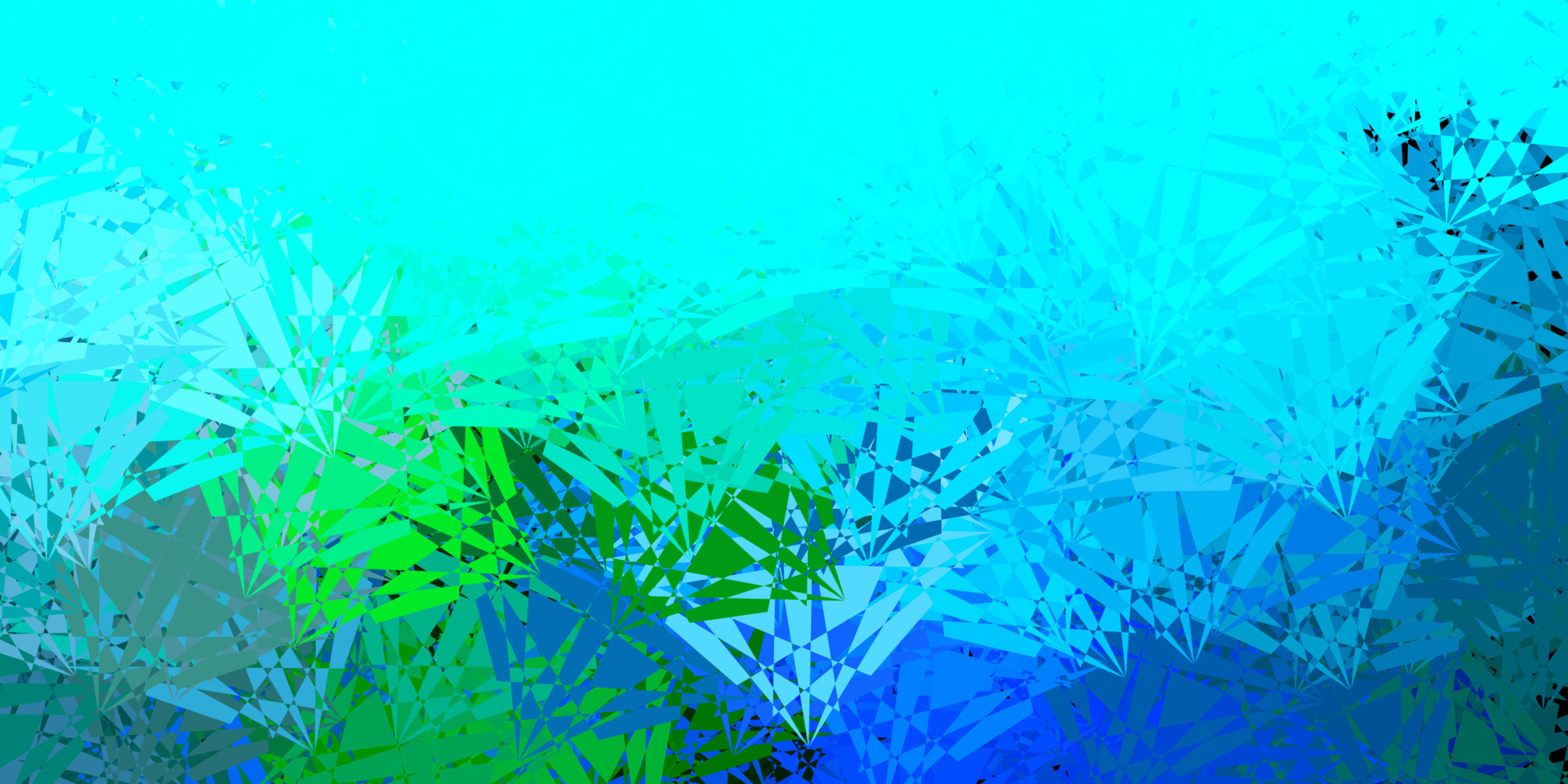Dark Blue Green Vector Layout With Triangle Forms 11408984 Vector Art