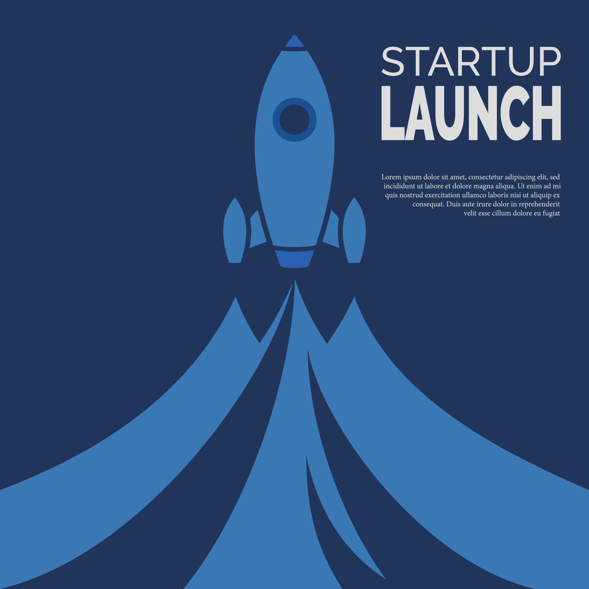 Flat vector illustration of rocket launch. Suitable for design element ... Flat vector illustration of rocket launch. Suitable for design element ...