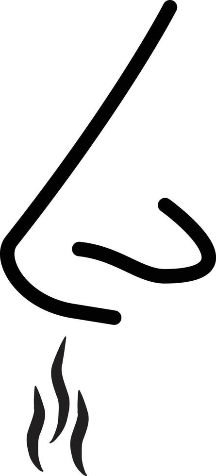 icono de sentido del olfato sobre fondo blanco. símbolo del sentido del ... icono de sentido del olfato sobre fondo blanco. símbolo del sentido del ...