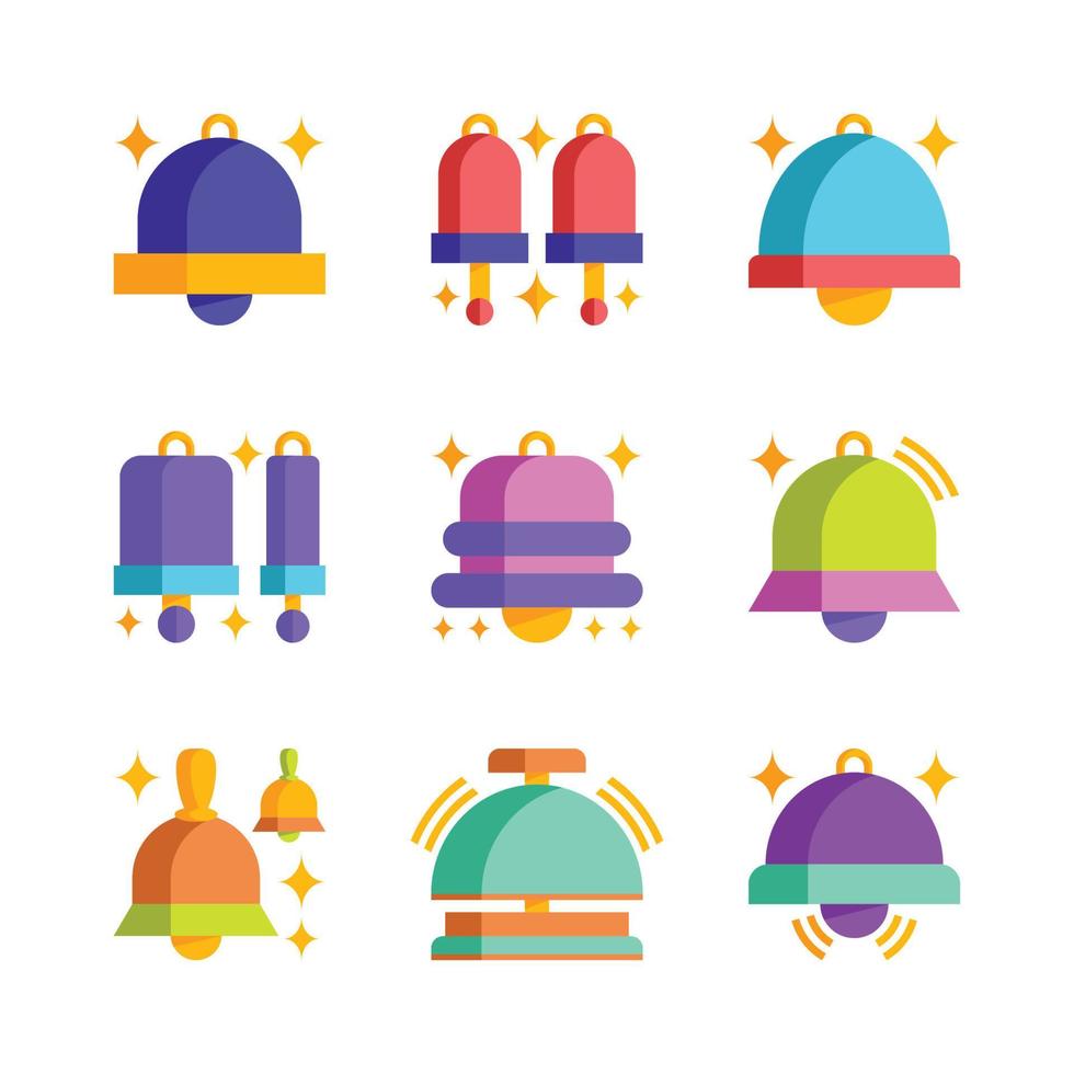 Bell Icon Concept Set 11414300 Vector Art at Vecteezy