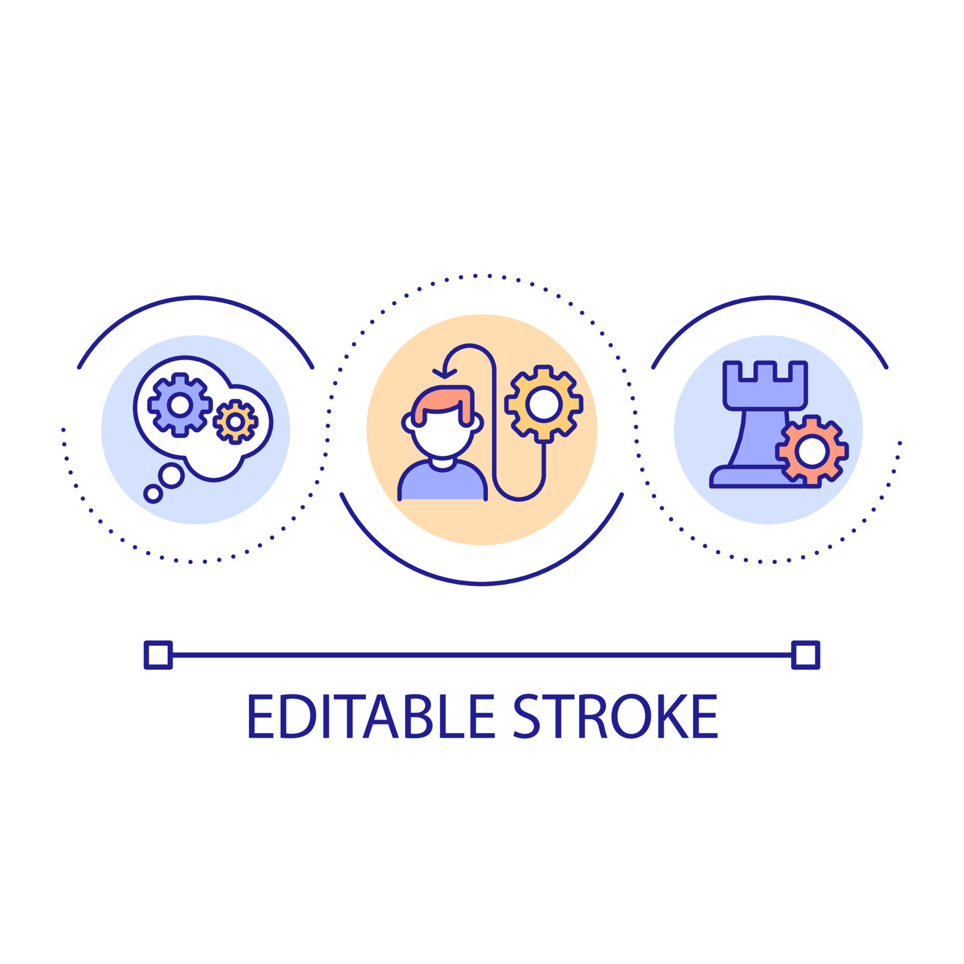 Logical Thinking Skill Loop Concept Icon Problem Solving Abstract Idea