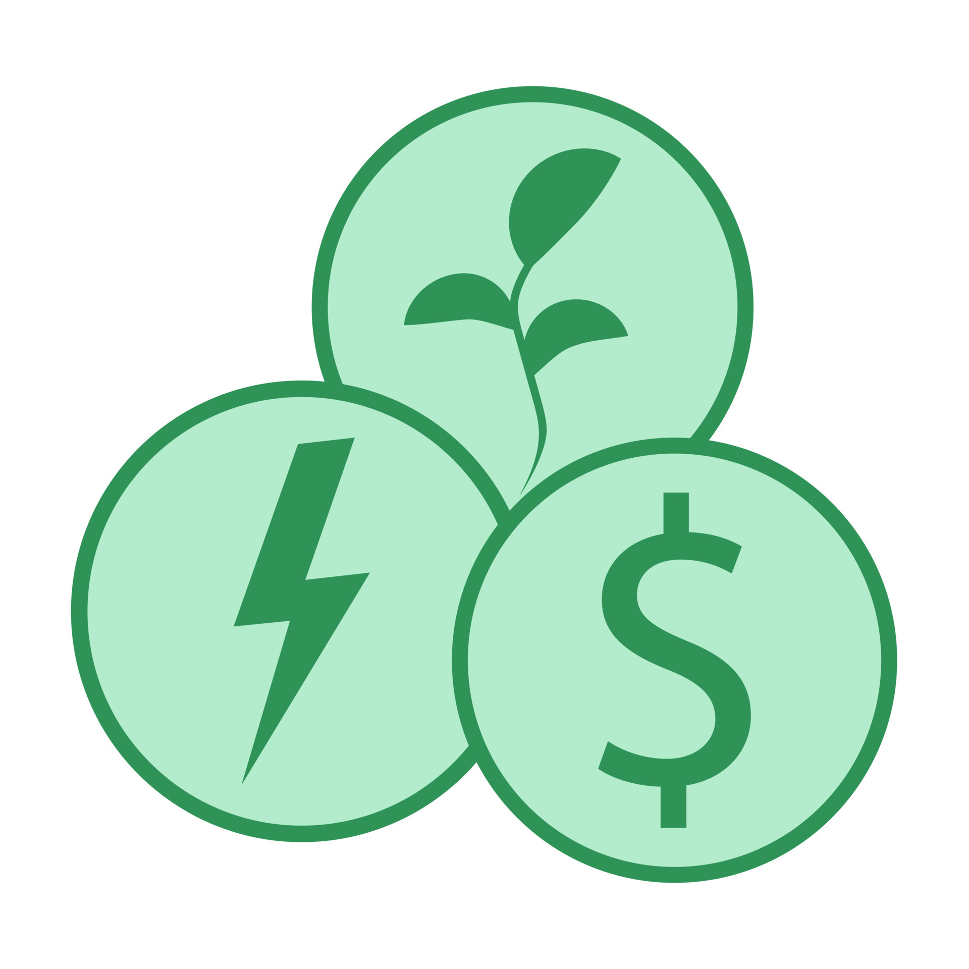 Sustainable Business Or Green Business Vector Illustration Background With Connection Icon