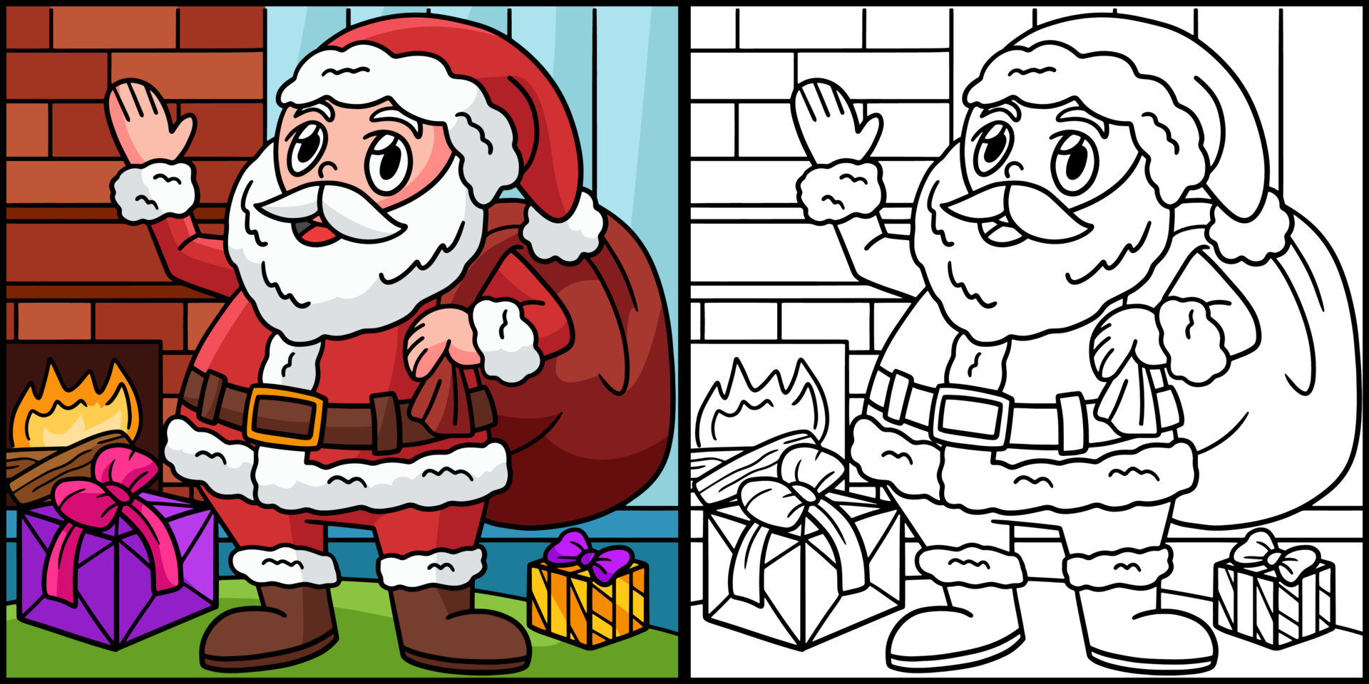Santa Claus Coloring Pages