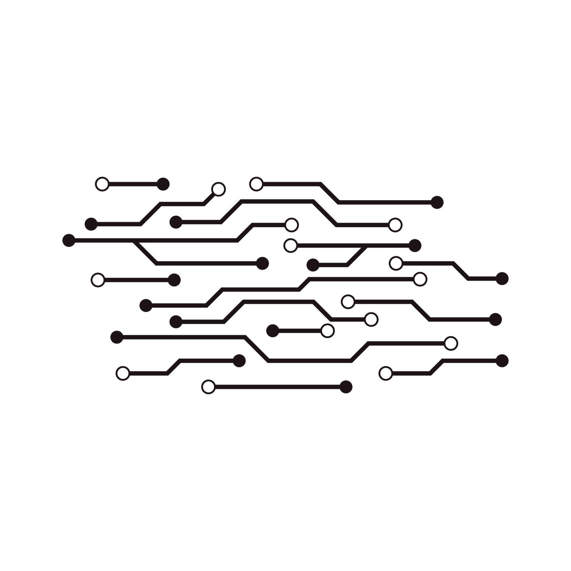 Circuit Vector Illustration Design Template 11417731 Vector Art At Vecteezy