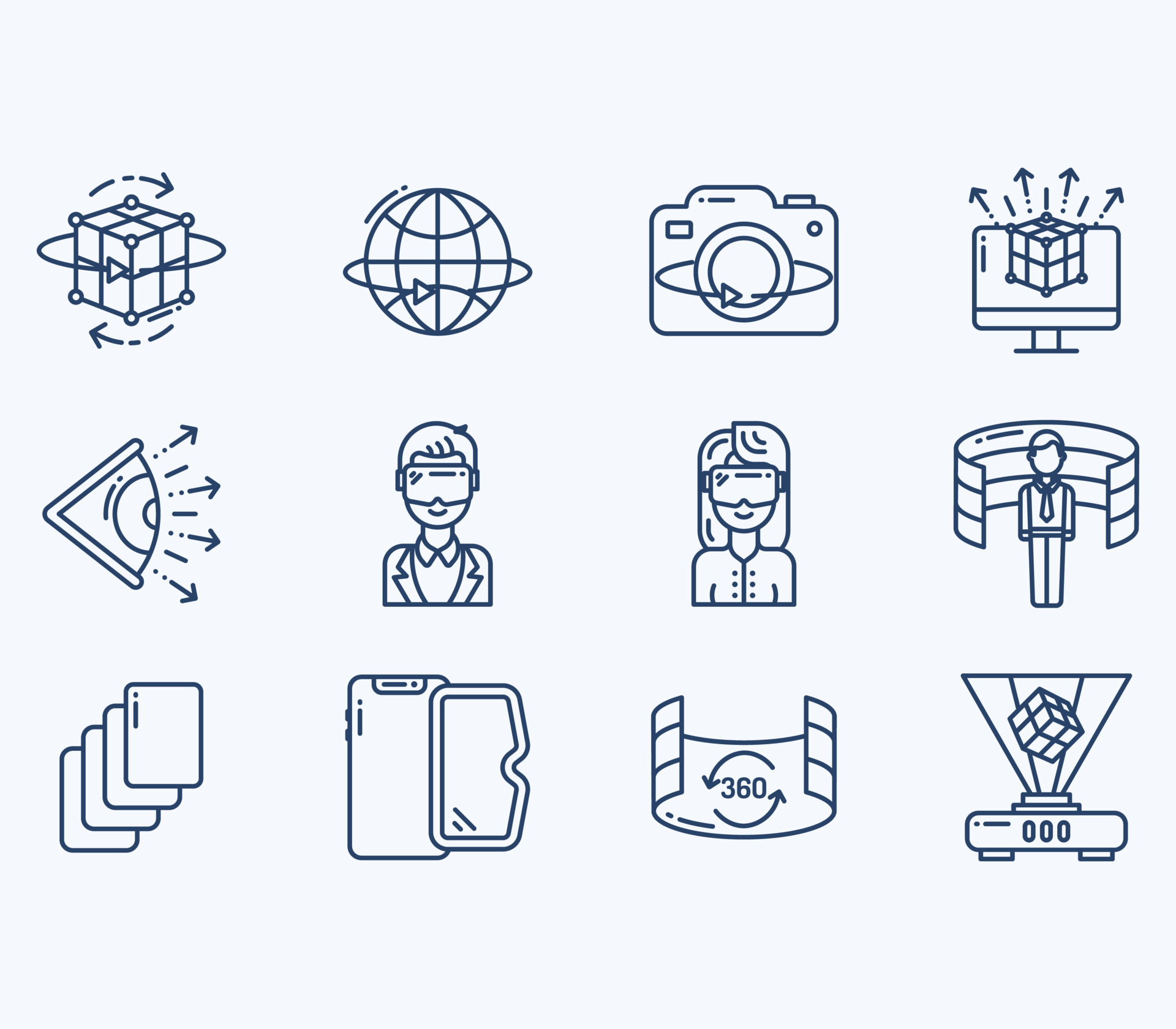 Virtual Reality icon set, vr technology vector 11418495 Vector Art at ... Virtual Reality icon set, vr technology vector 11418495 Vector Art at ...