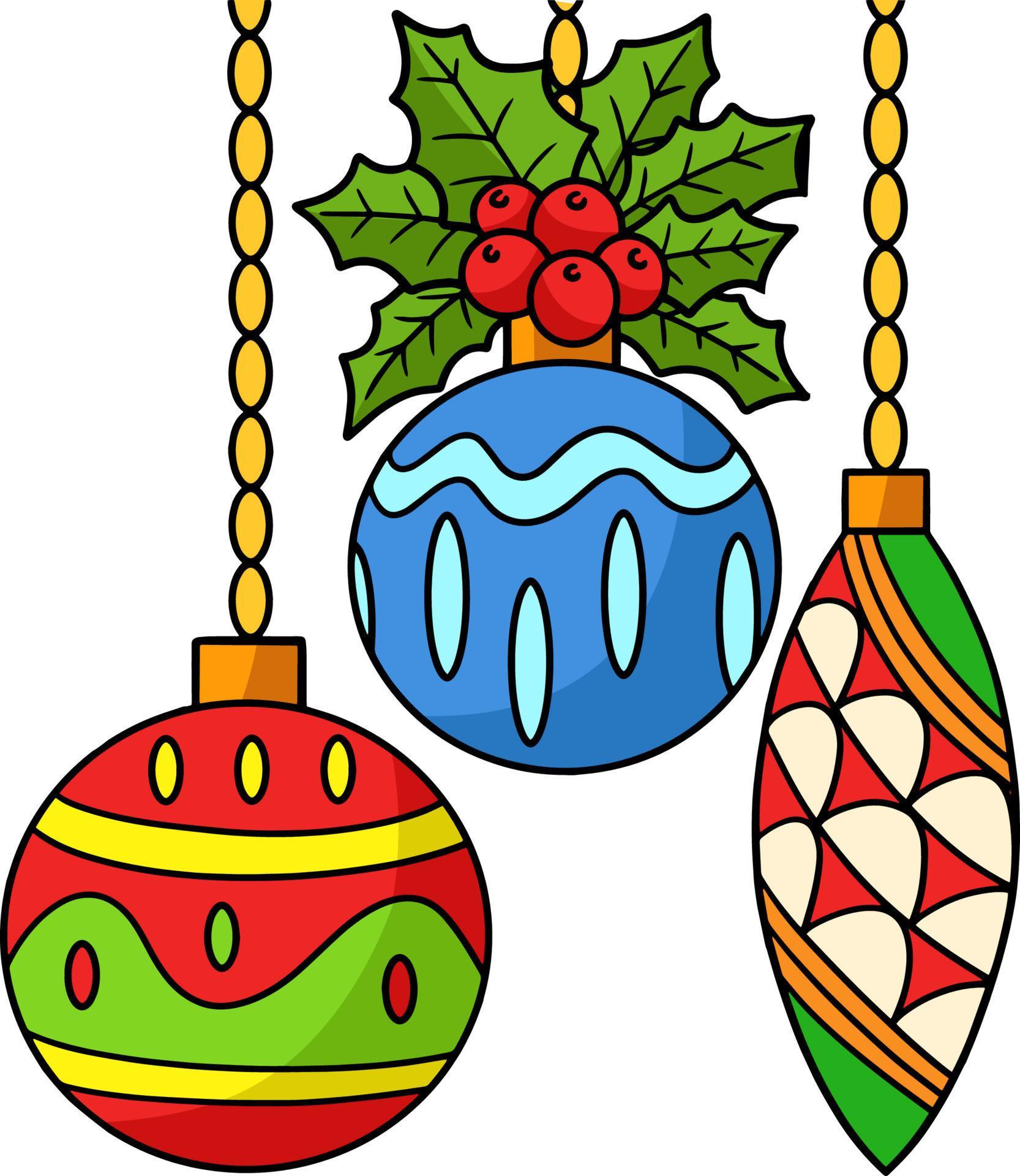 Christmas Ornament Cartoon Colored Clipart 11418538 Vector Art at Vecteezy