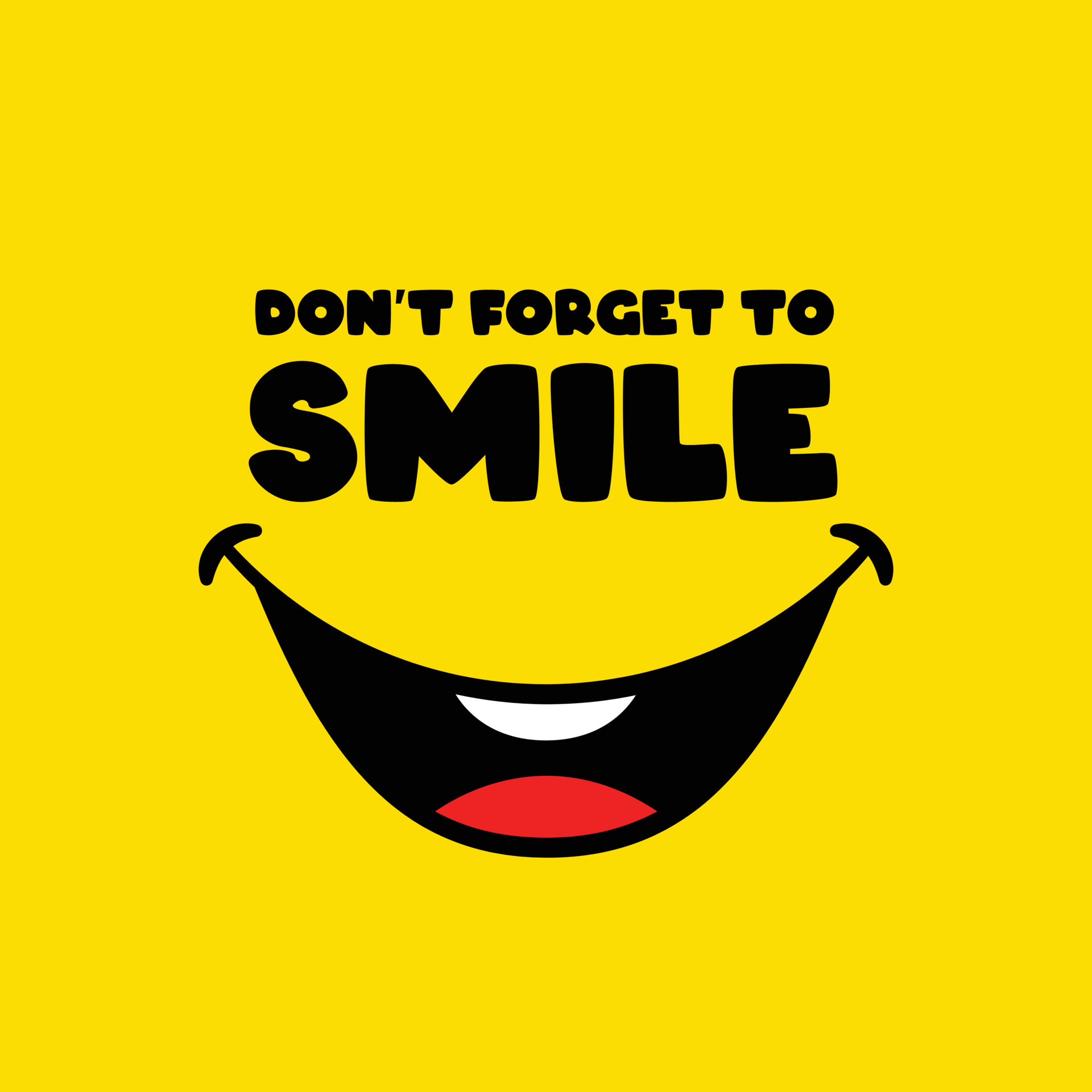 Smile Flat Vector Illustration 11418858 Vector Art at Vecteezy