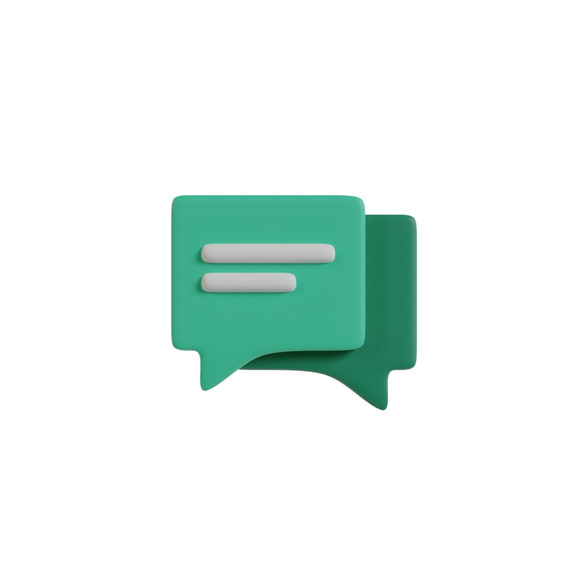 3D Isolated Message Icon 11420285 PNG