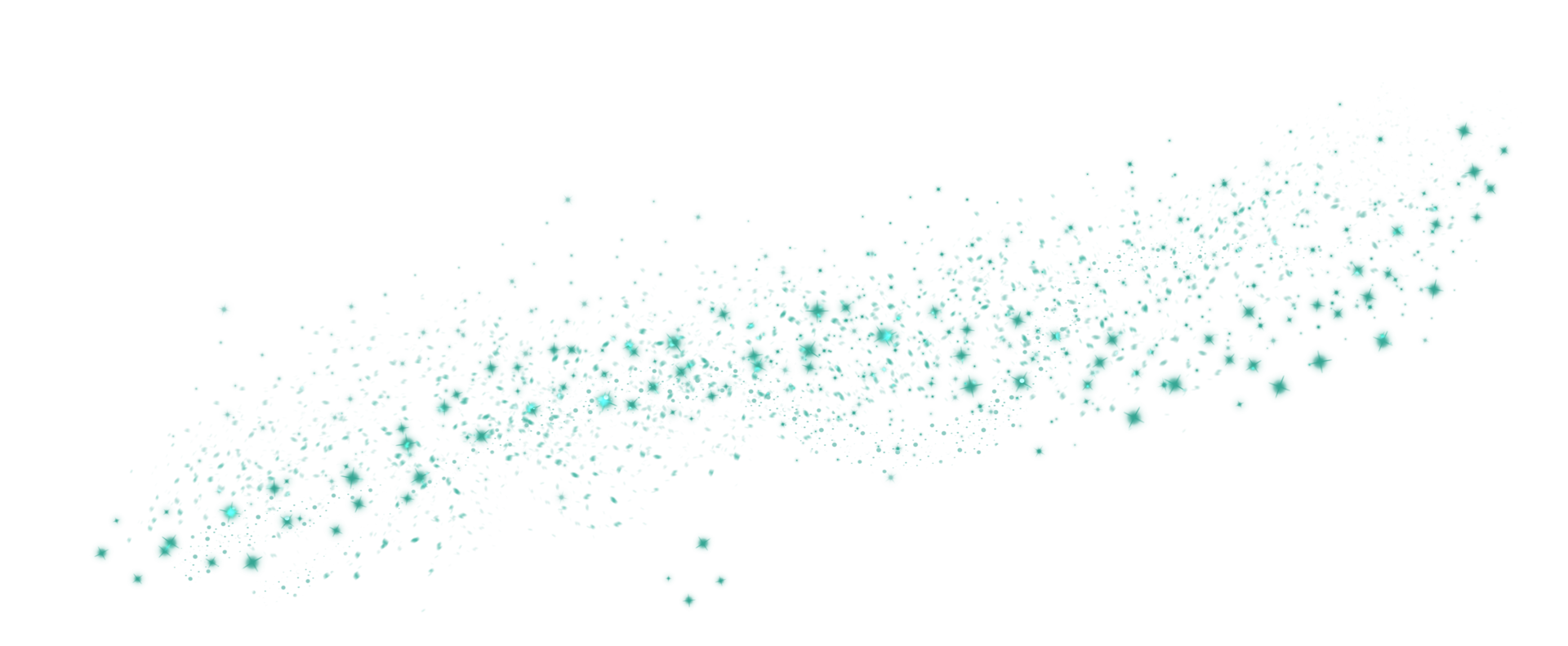 Blue sparkling falling star. Stardust trail. Cosmic glittering wave. and glowing effect ...