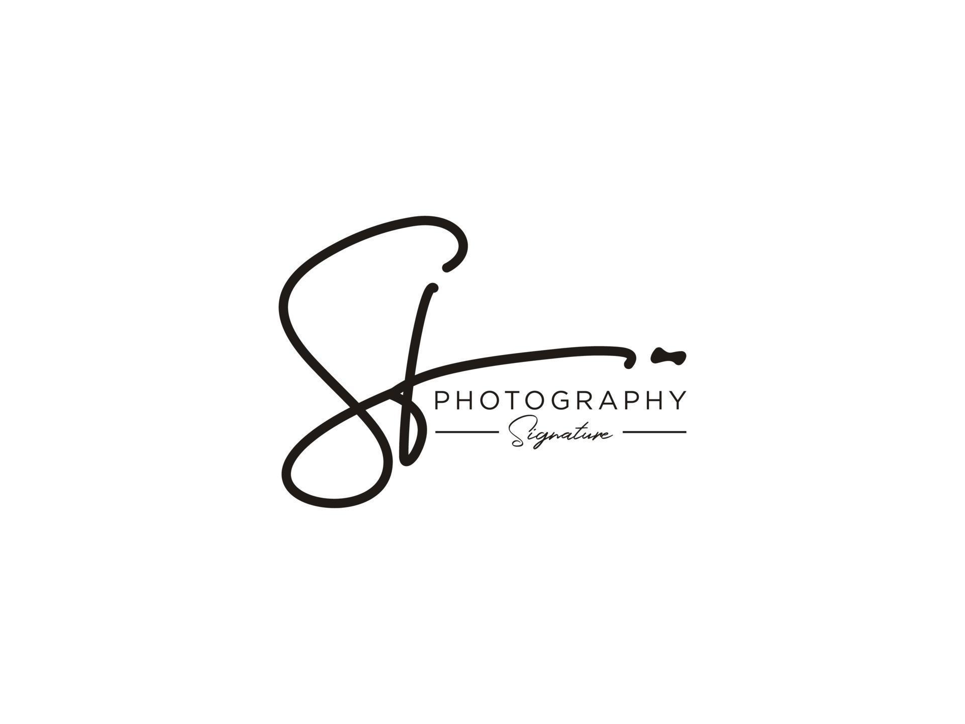 Letter Sf Signature Logo Template Vector 11422969 Vector Art At Vecteezy