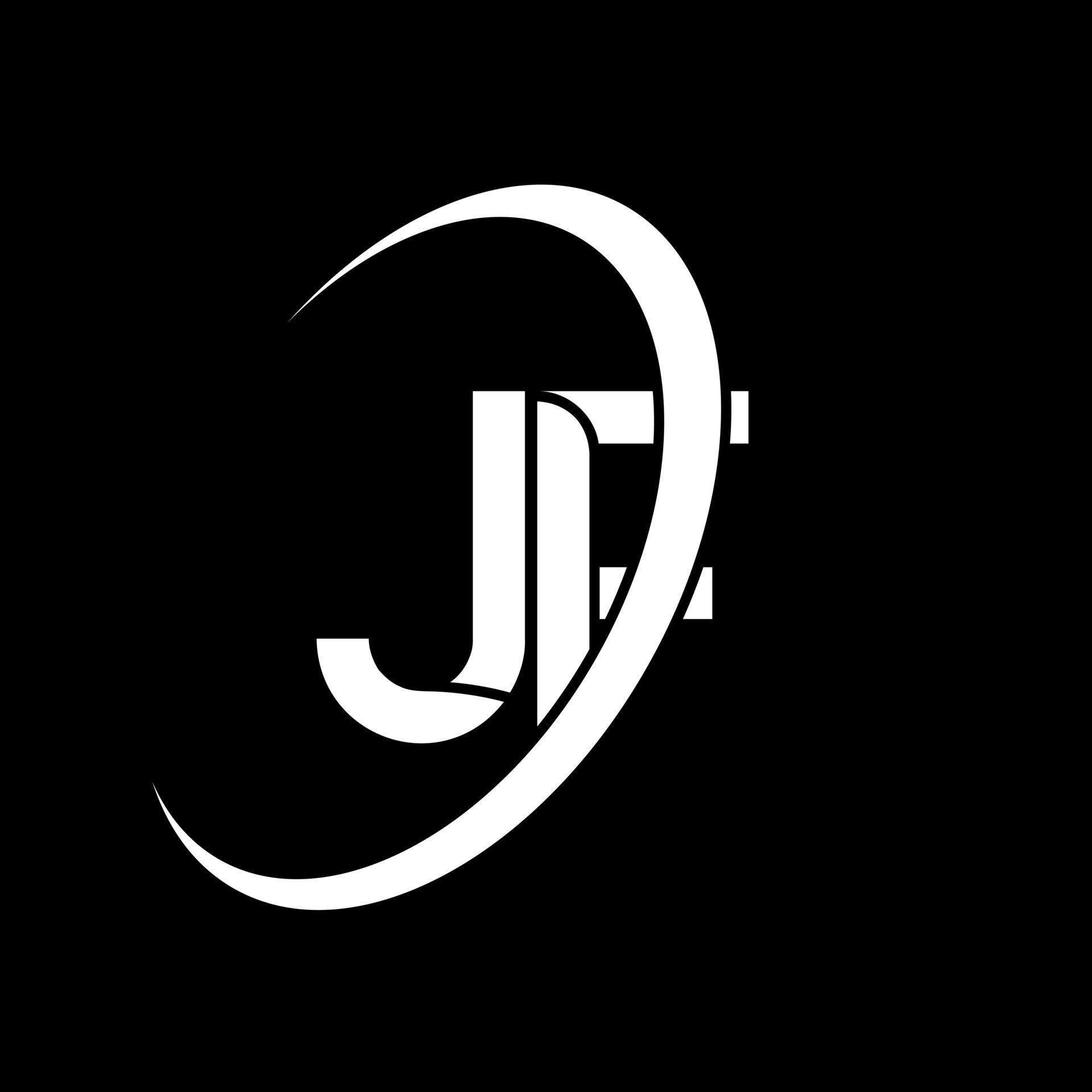 JF logo. J F design. White JF letter. JF letter logo design. Initial letter JF linked circle ...