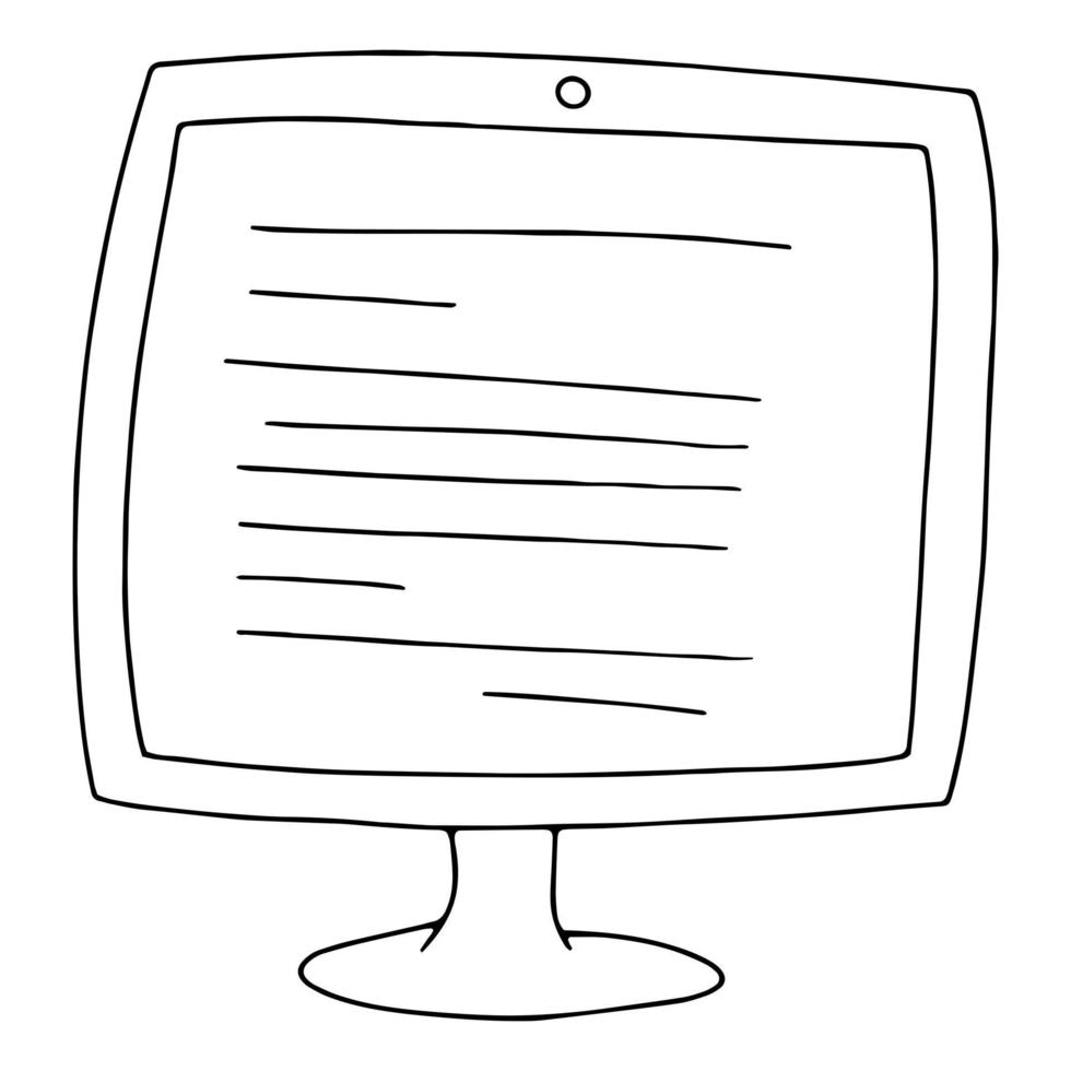 Doodle vector computer monitor icon 11424995 Vector Art at Vecteezy Doodle vector computer monitor icon 11424995 Vector Art at Vecteezy