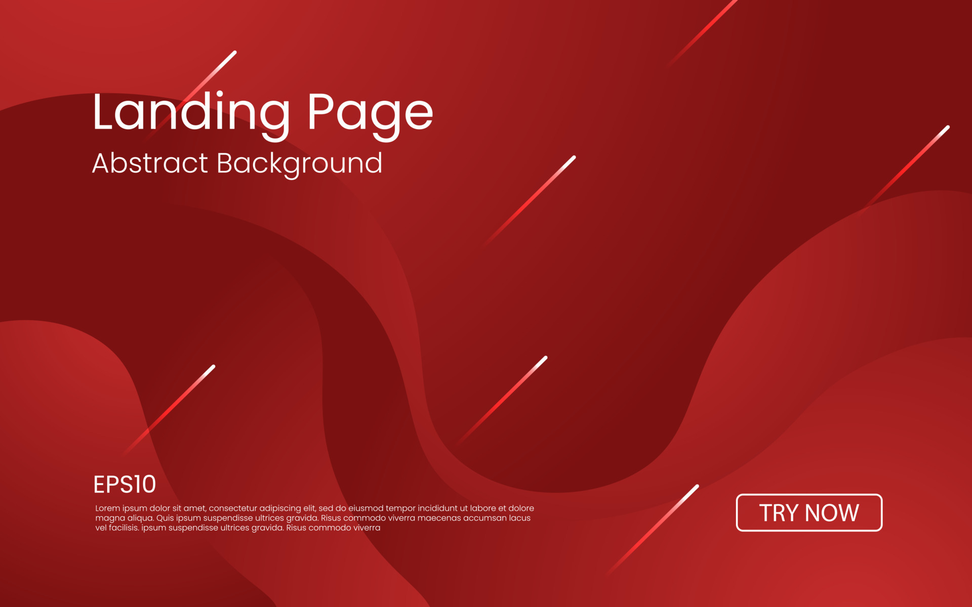 Minimal Geometric Red Abstract Background Dynamic Shape Composition Landing Page Backgrounds