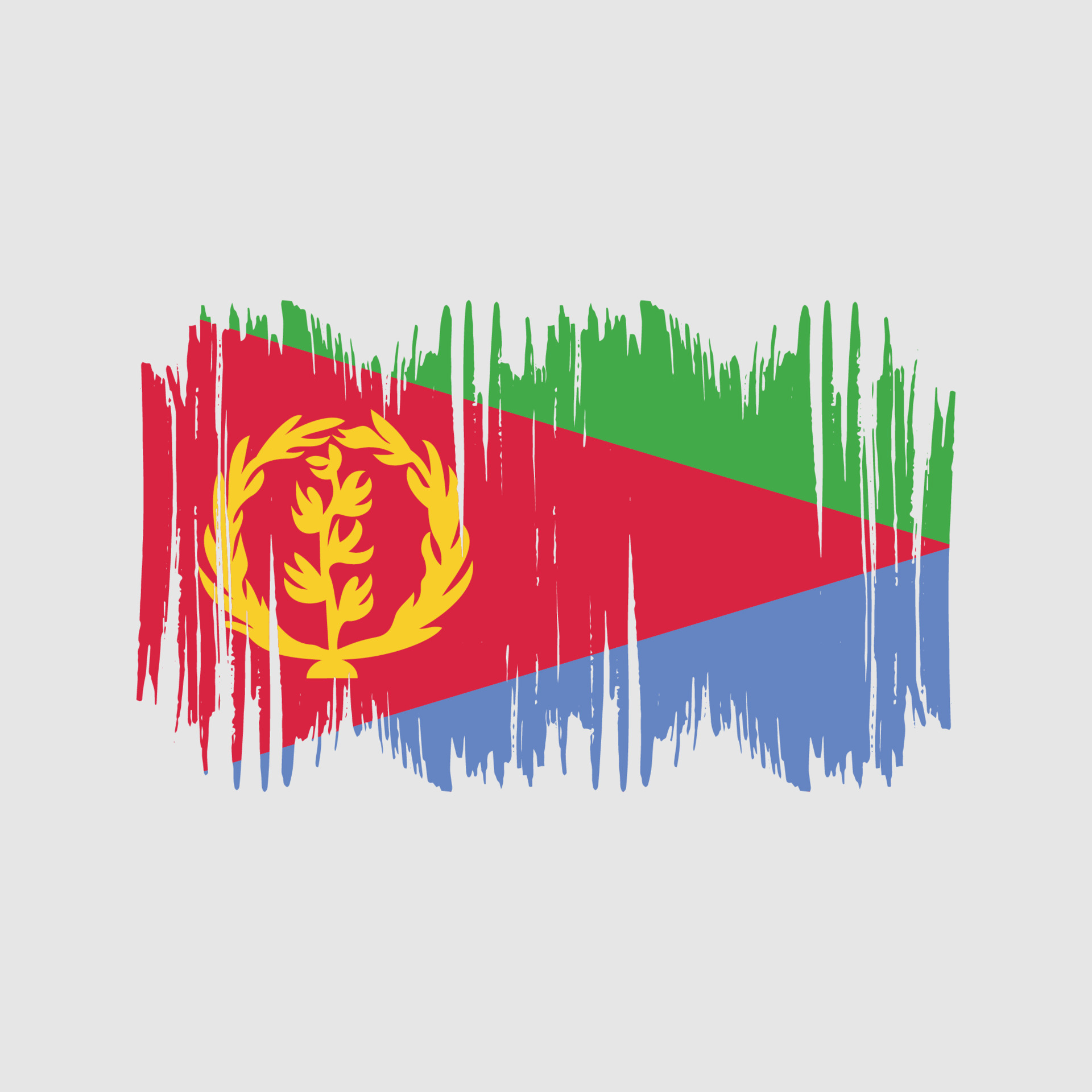 Eritrea Flag Vector Brush National Flag Brush Vector 11429217 Vector Art At Vecteezy
