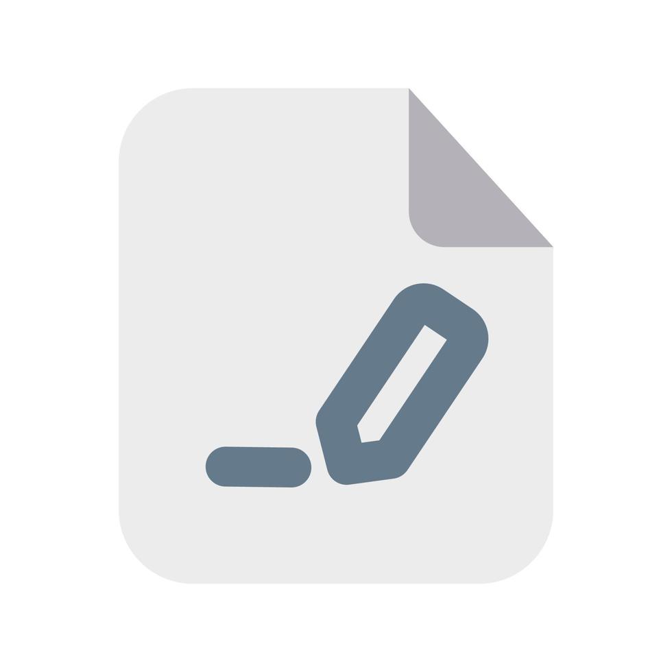Edit Files Icon with Flat Style 11429428 Vector Art at Vecteezy
