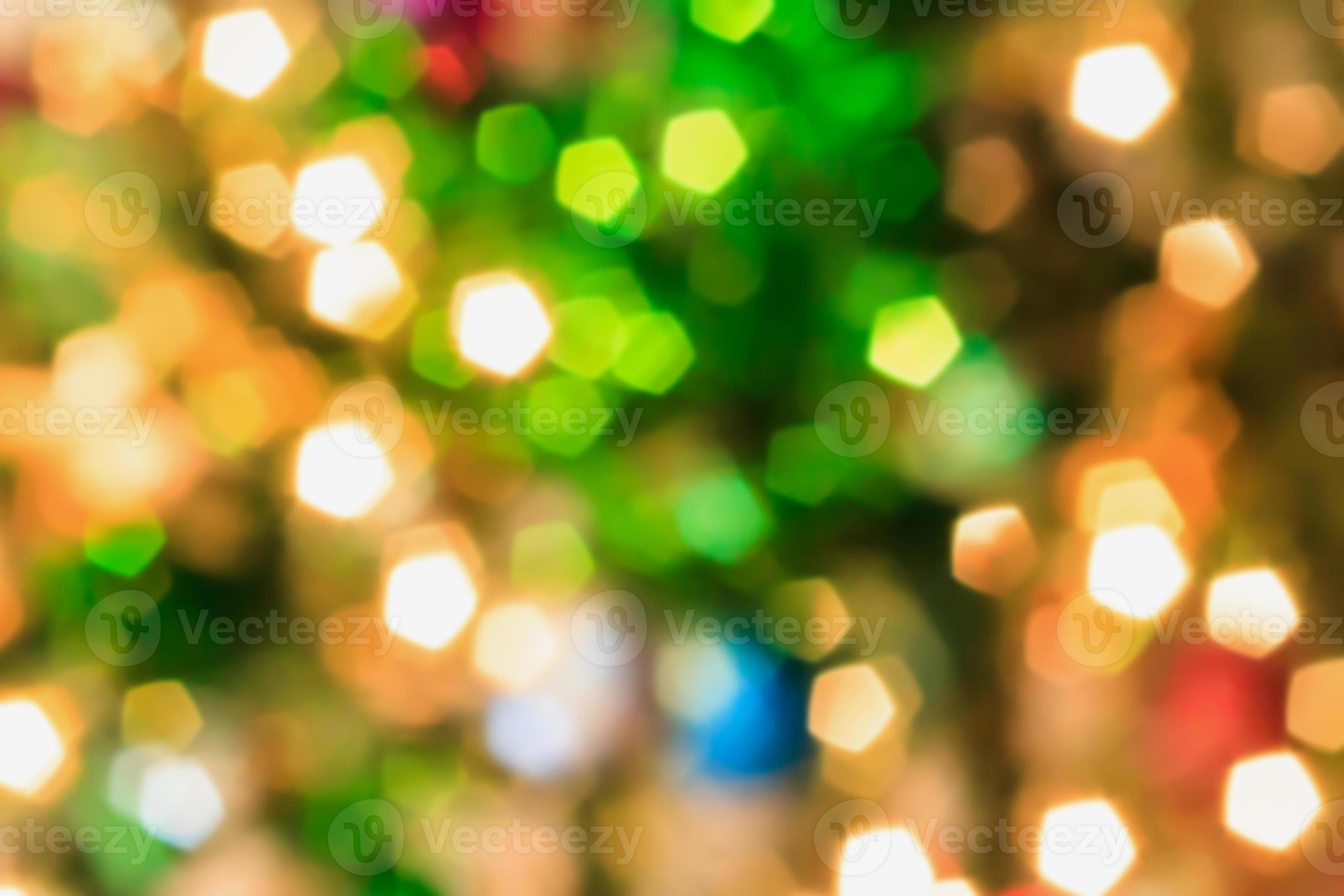 Christmas tree with bokeh light blur background 11430106 Stock Photo at Vecteezy