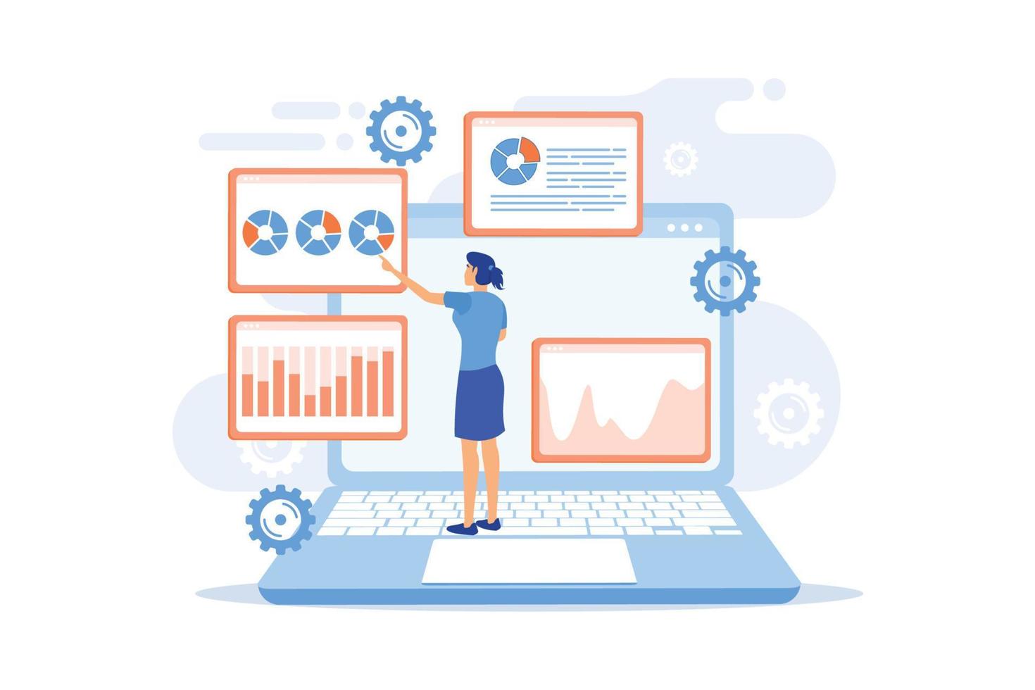 Social Media Analysis Vector Art Icons And Graphics For Free Download